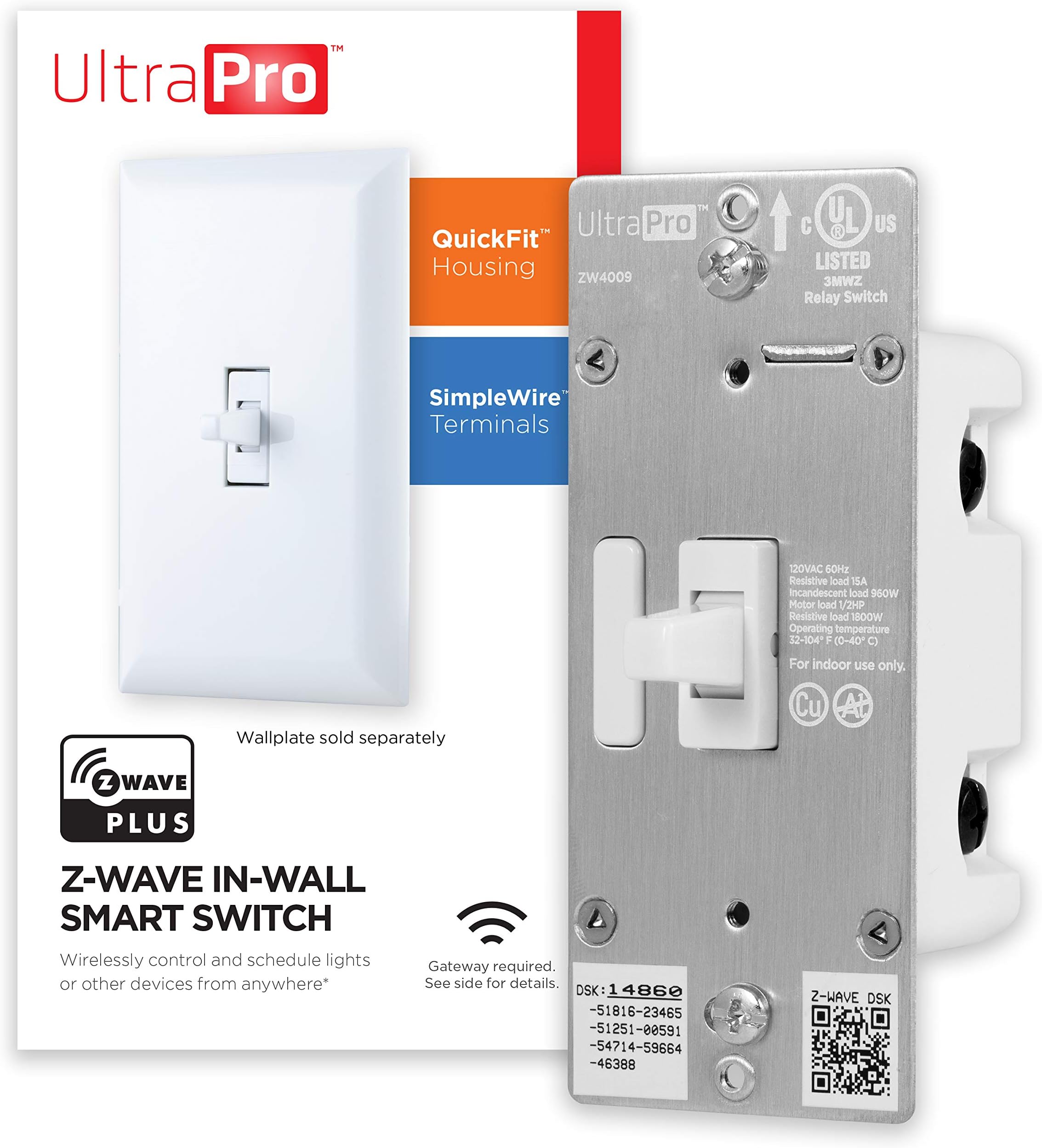 Honeywell Home Z5SWITCH Z-Wave Plus in-Wall Smart Switch - Amazon.com