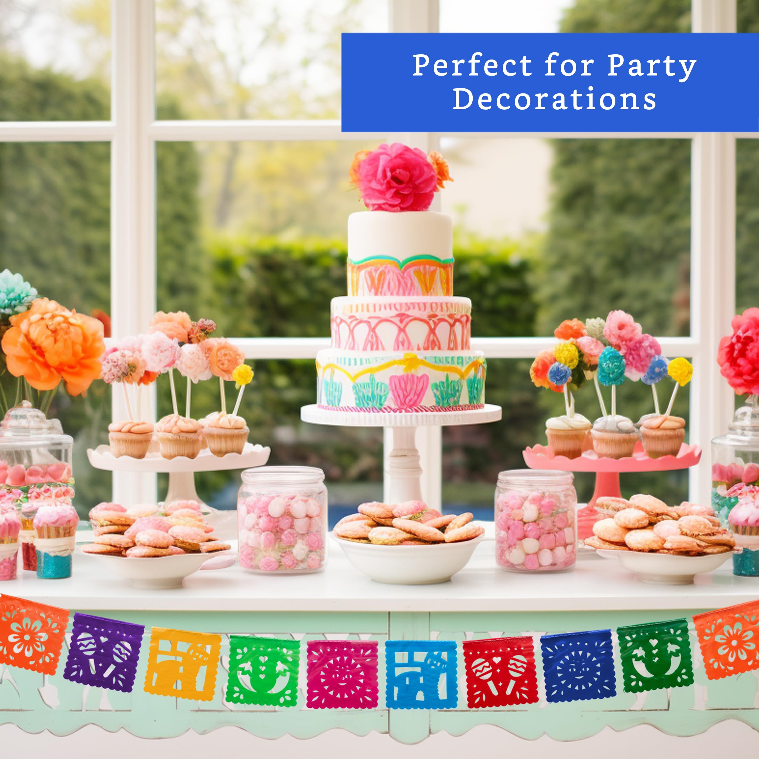 Snapklik.com : Mini Mexican Party Banners (2 Pack