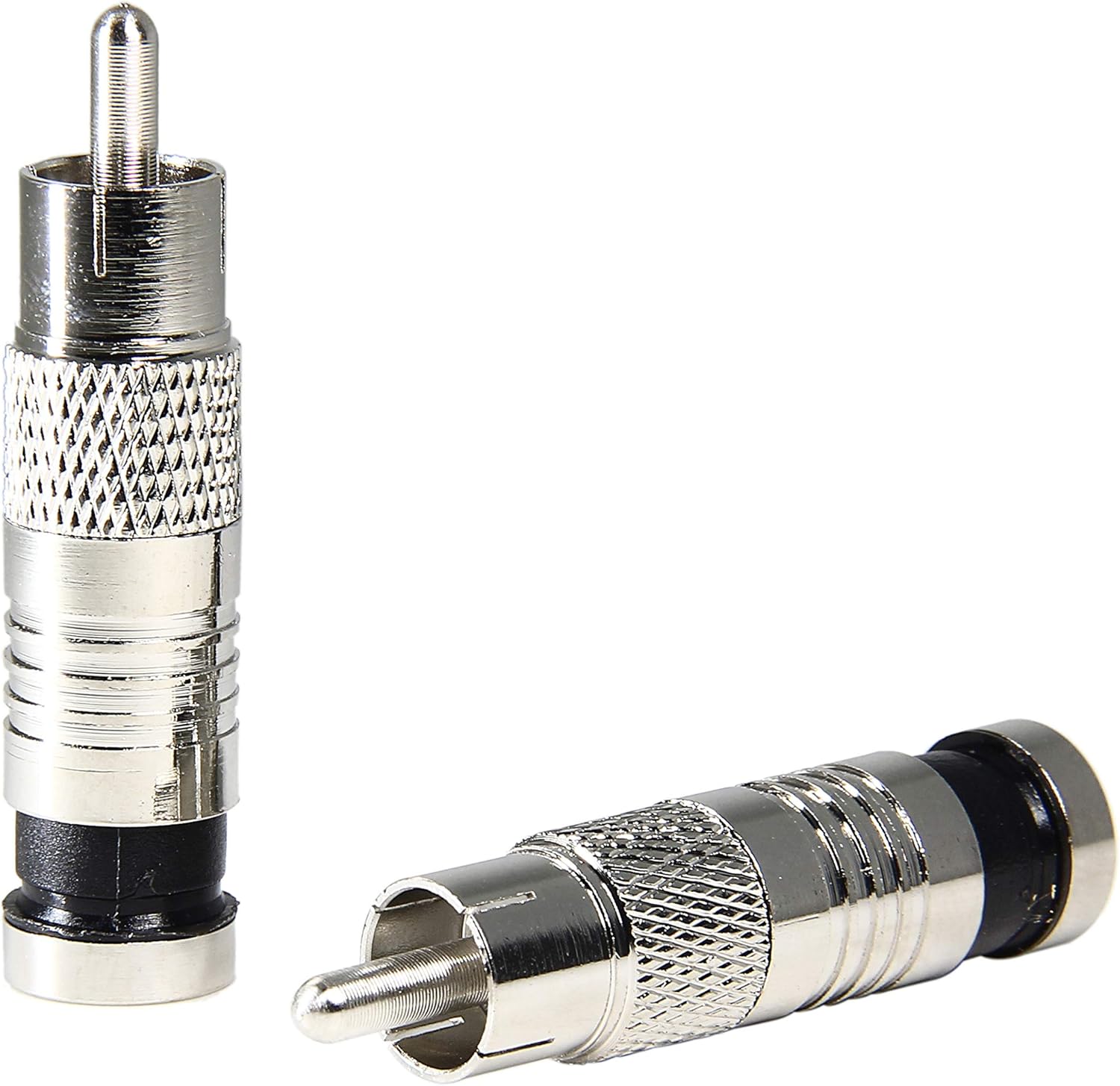 RCA Compression Connectors, Ancable 5-Pack Male Plug Jack Adapter, for ...