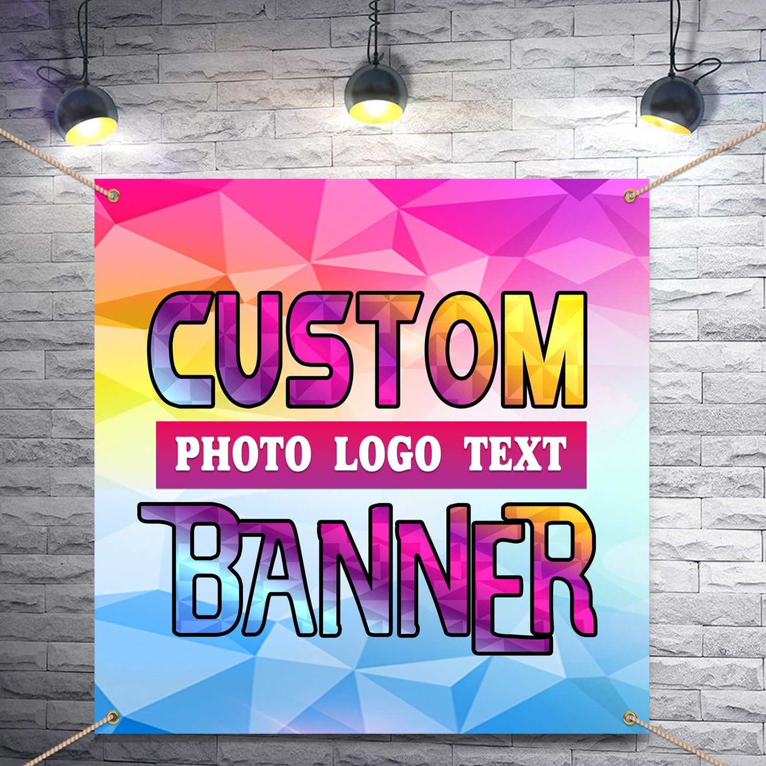 Amazon.com: Custom Banner and Signs Personalized Banner for Outdoor ...