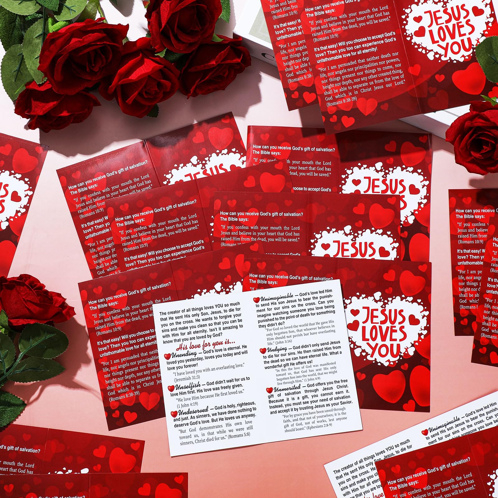 Snapklik.com : Dunzoom 300 Pcs Gospel Tract Card Salvation Plan Cards ...