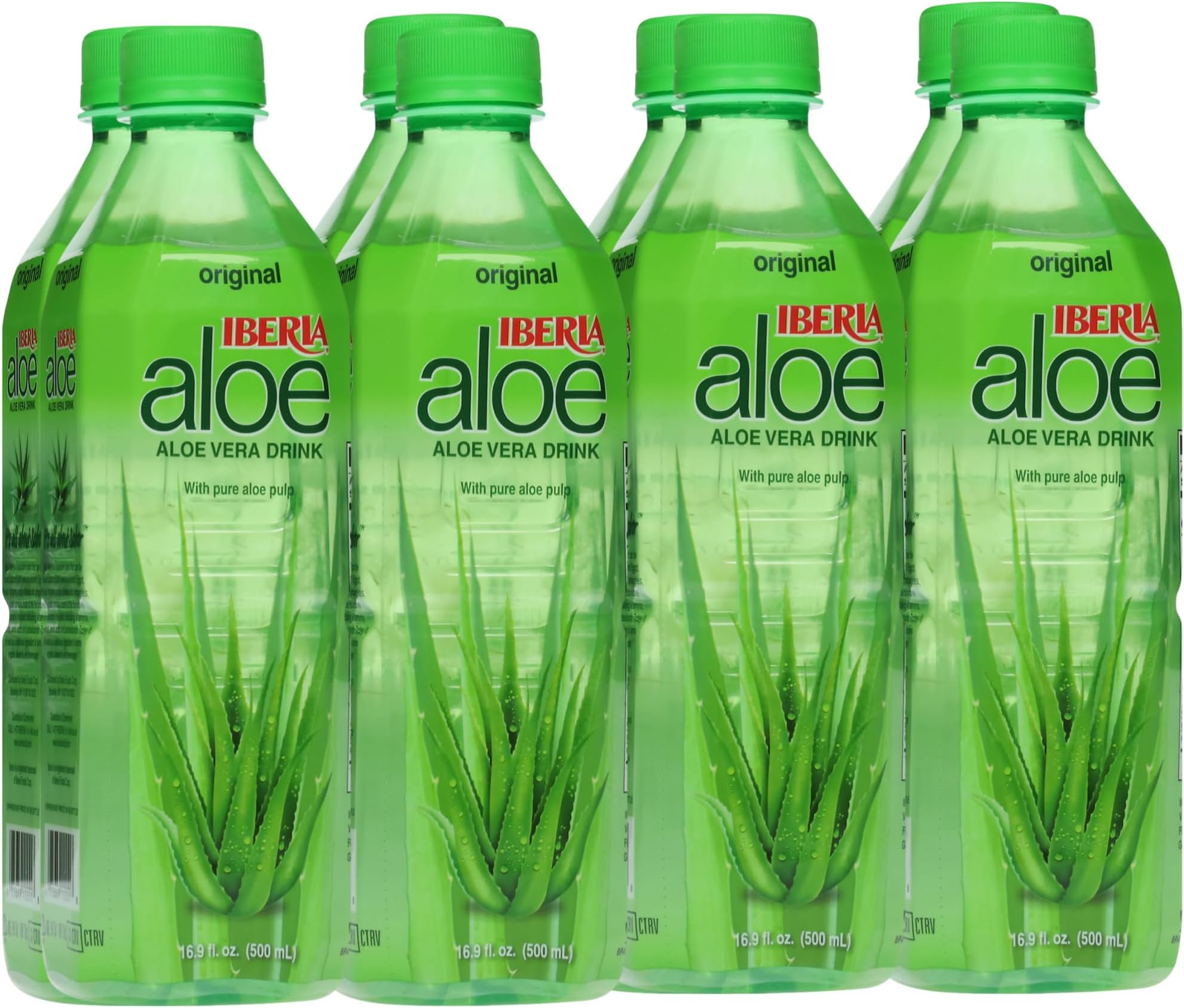 Amazon.com : Alo Original Exposed Aloe Vera Drink, 16.9 Fl Oz (Pack of ...