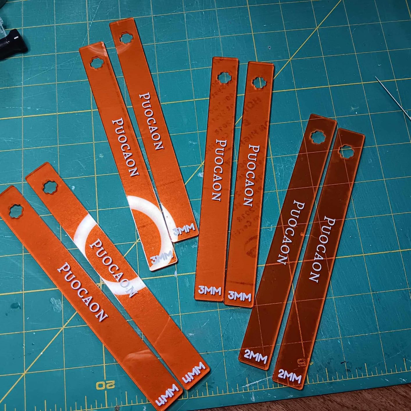 Amazon.com: Puocaon Polymer Clay Depth Guides - 8 Pcs Thickness Depth ...