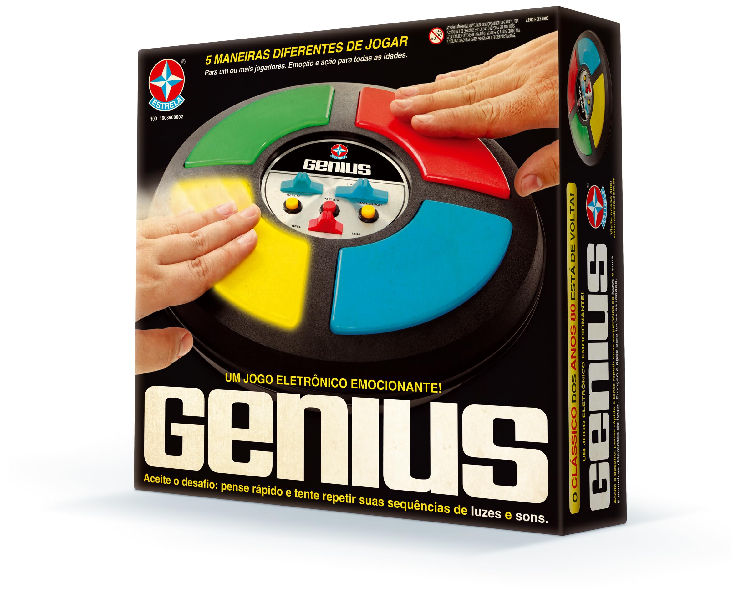 Jogo Genius, Estrela, Multicores : Amazon.com.br: Brinquedos e Jogos