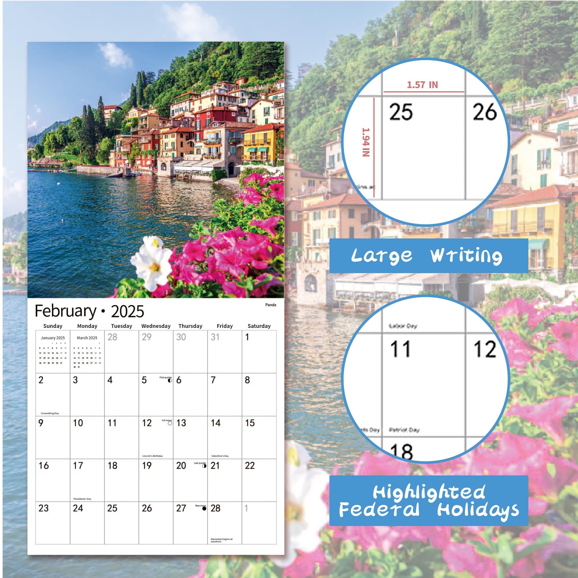 Snapklik.com : 2025 Wall Calendar,Calendar 2025, January 2025 ...