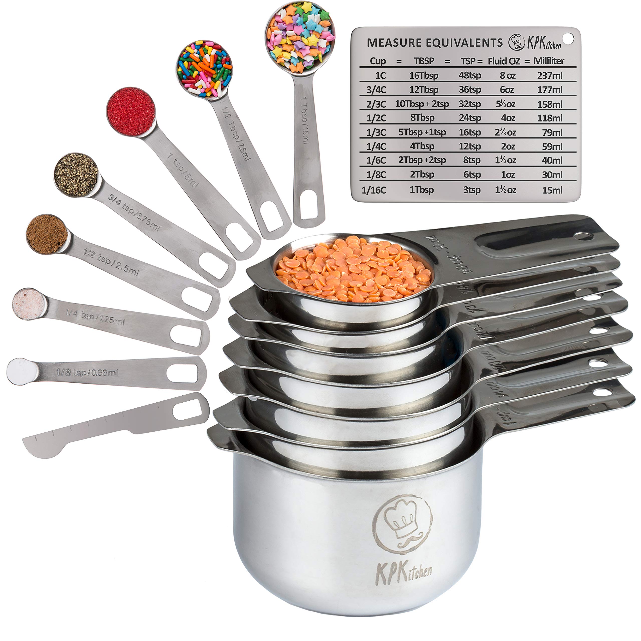 Juego De 16 Tazas Y Cucharas B06W5FQJQX Encarguelo