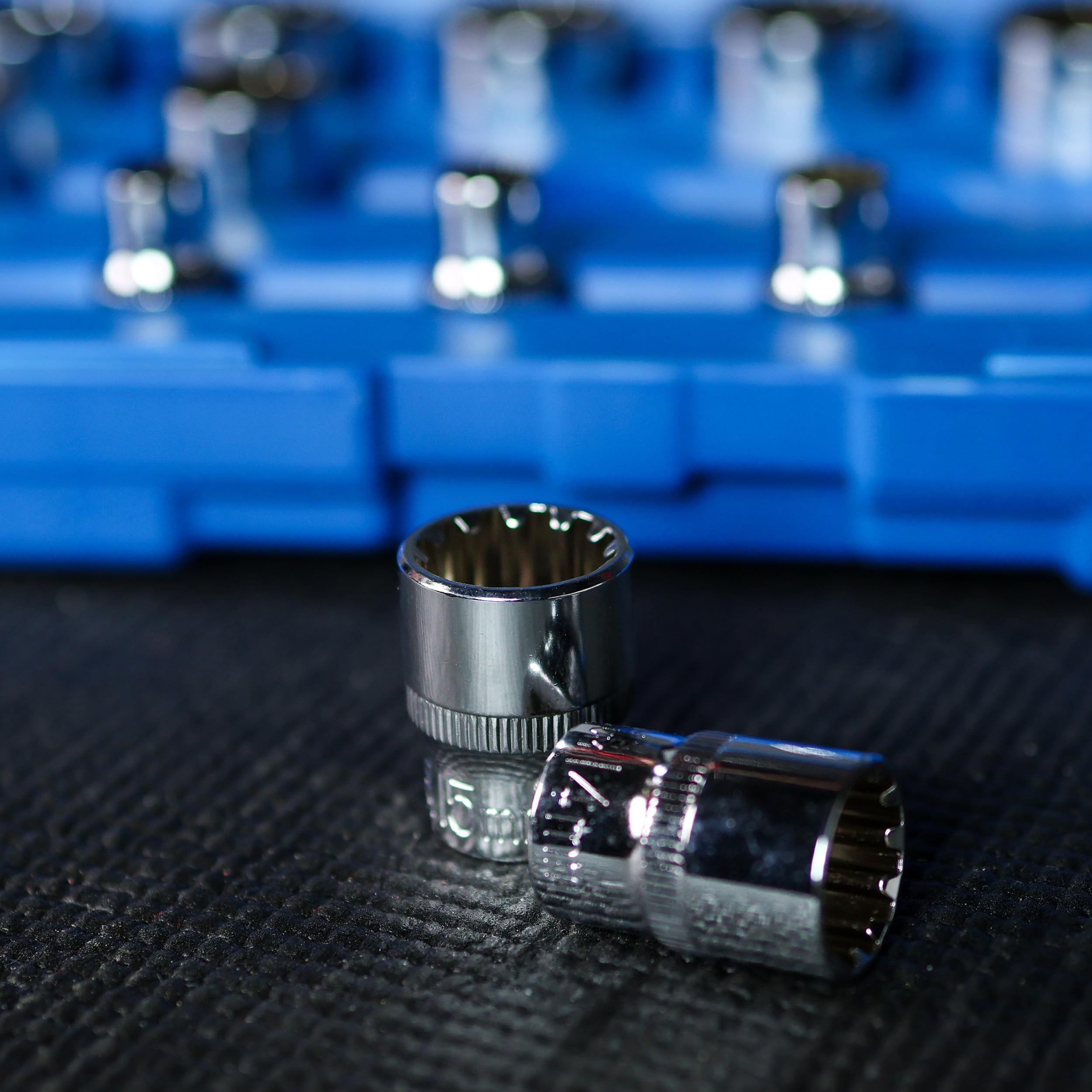 Snapklik.com : ABN Universal Spline Socket Set 18 Piece Metric Socket ...