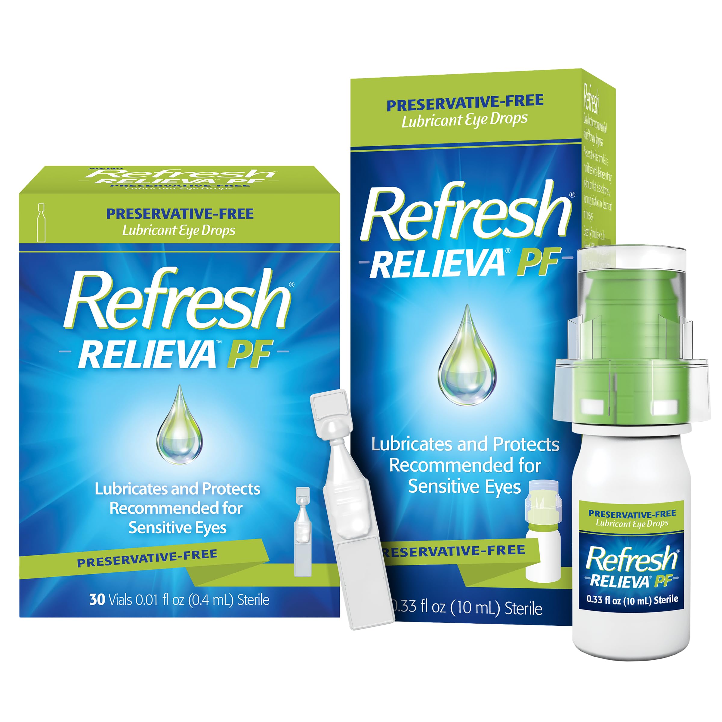 Amazon.com: Refresh Relieva Preservative-Free Lubricant Eye Drops (0.33 ...