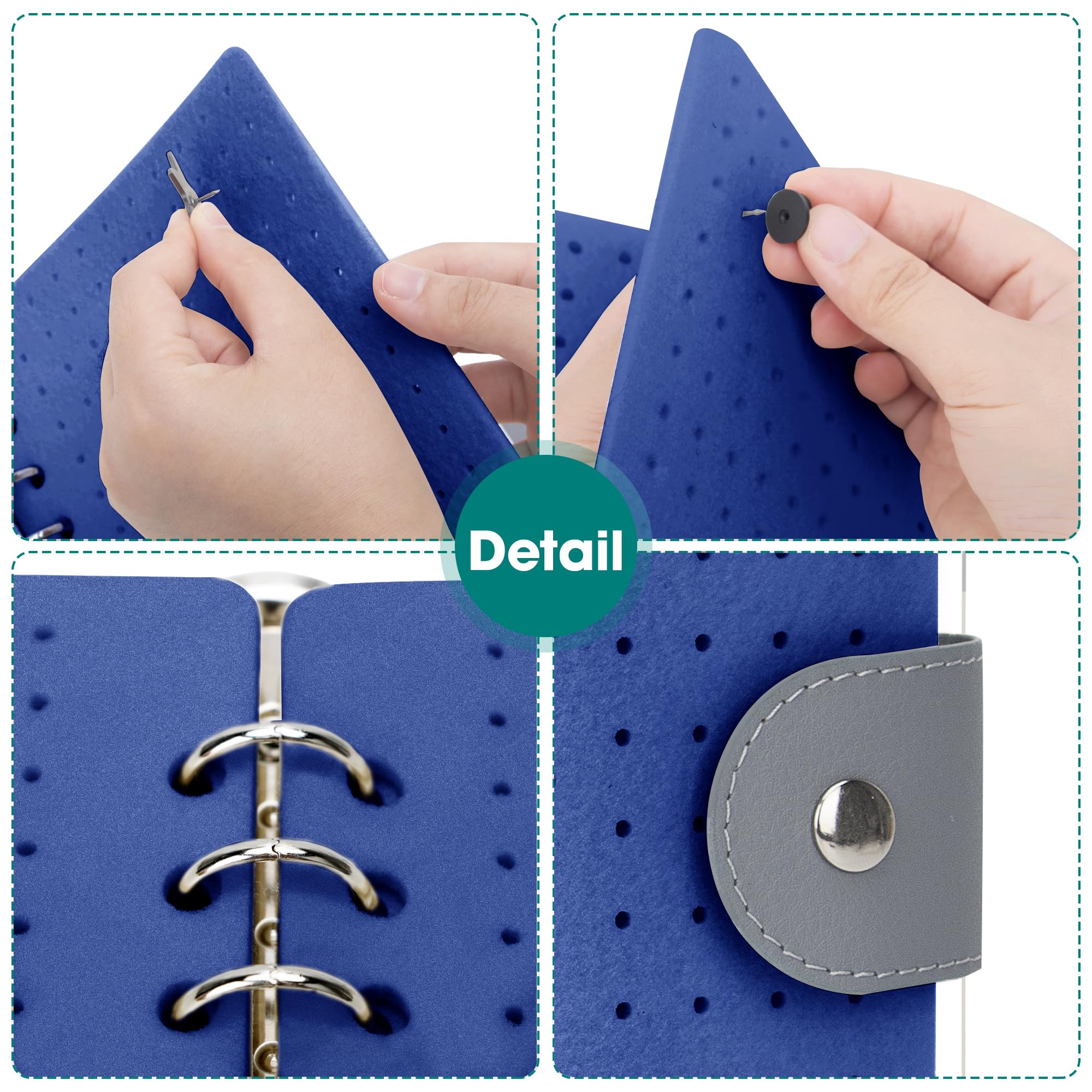 Snapklik.com : PACMAXI A5 Enamel Pin Display Book, Clear PVC Cover ...