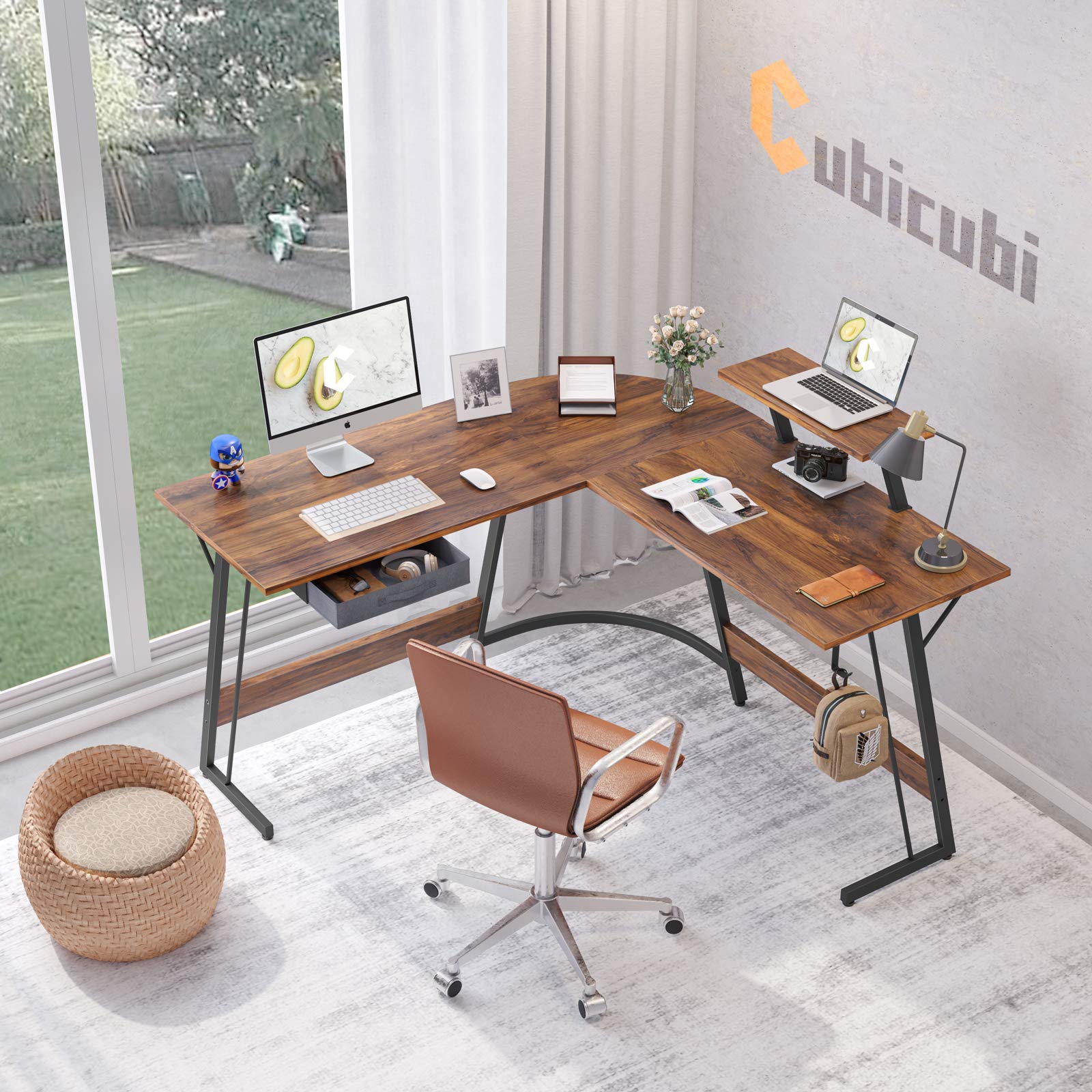 CubiCubi L-Shaped Desk Comput...B08KXYCNSY | Encarguelo.com