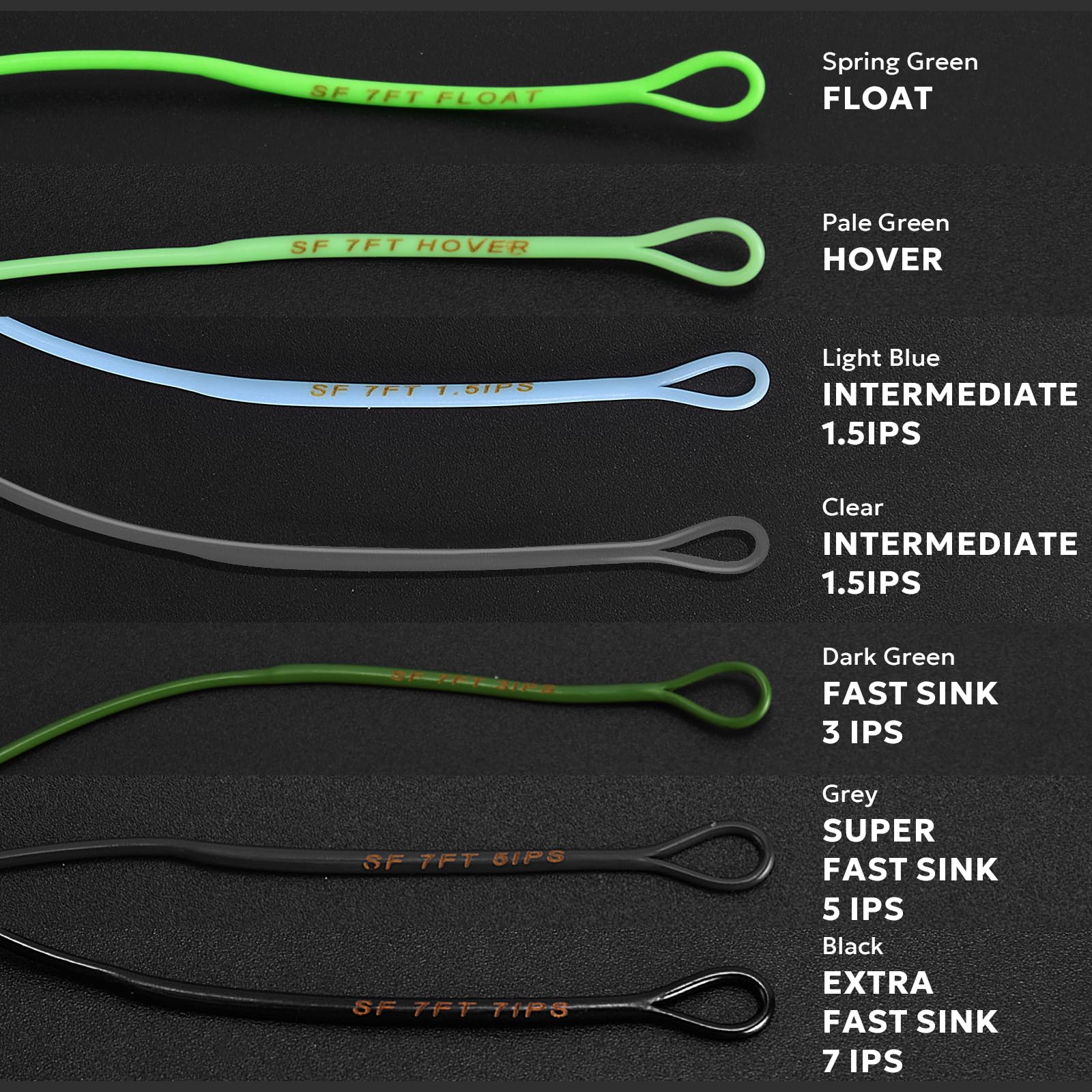 Snapklik.com : Fly Fishing Polyleader Monofilament Core Leader Line Fly ...