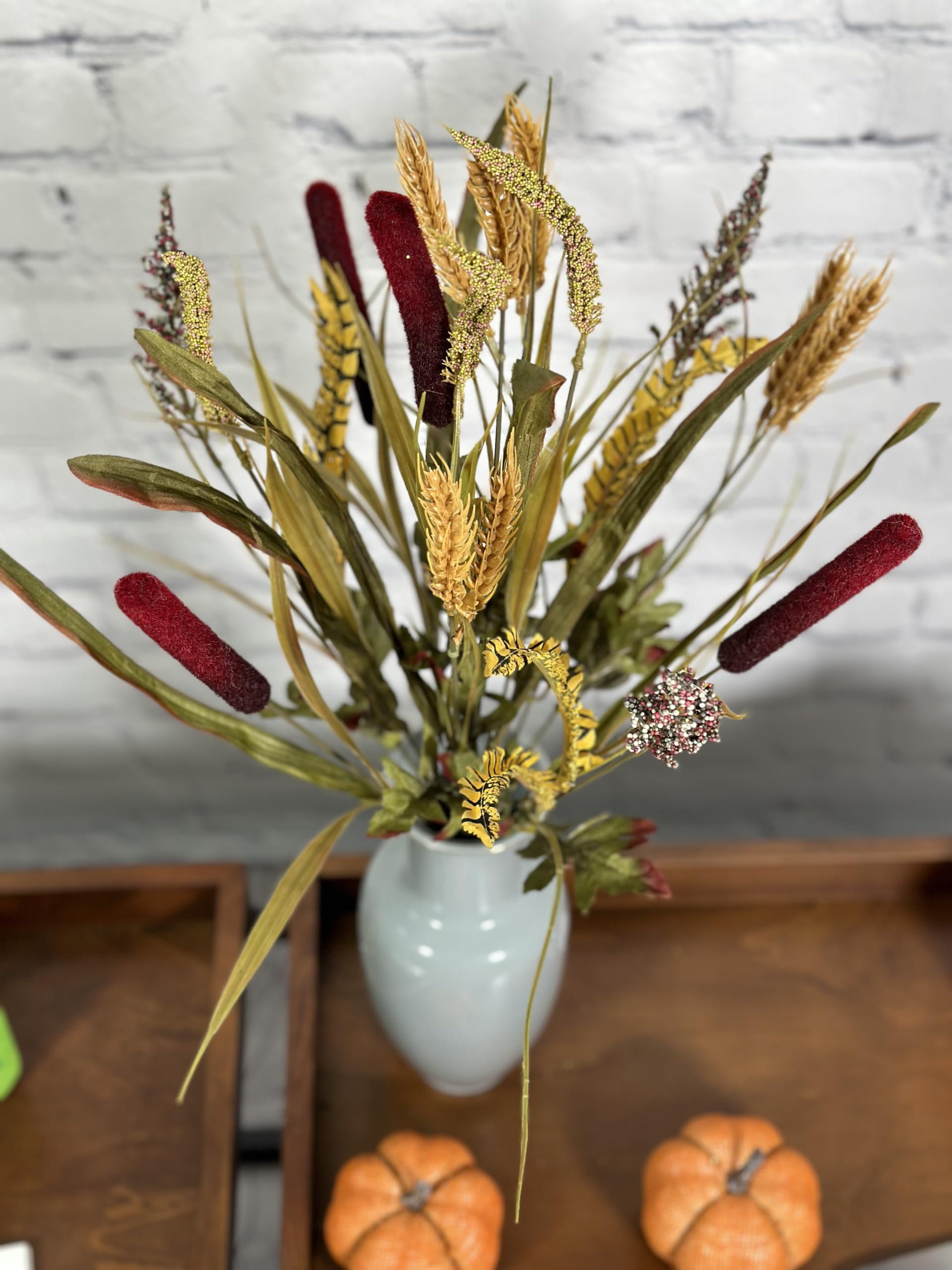 Floral Arrangements Using Cattails Cattails In Fall Flower Delivery By