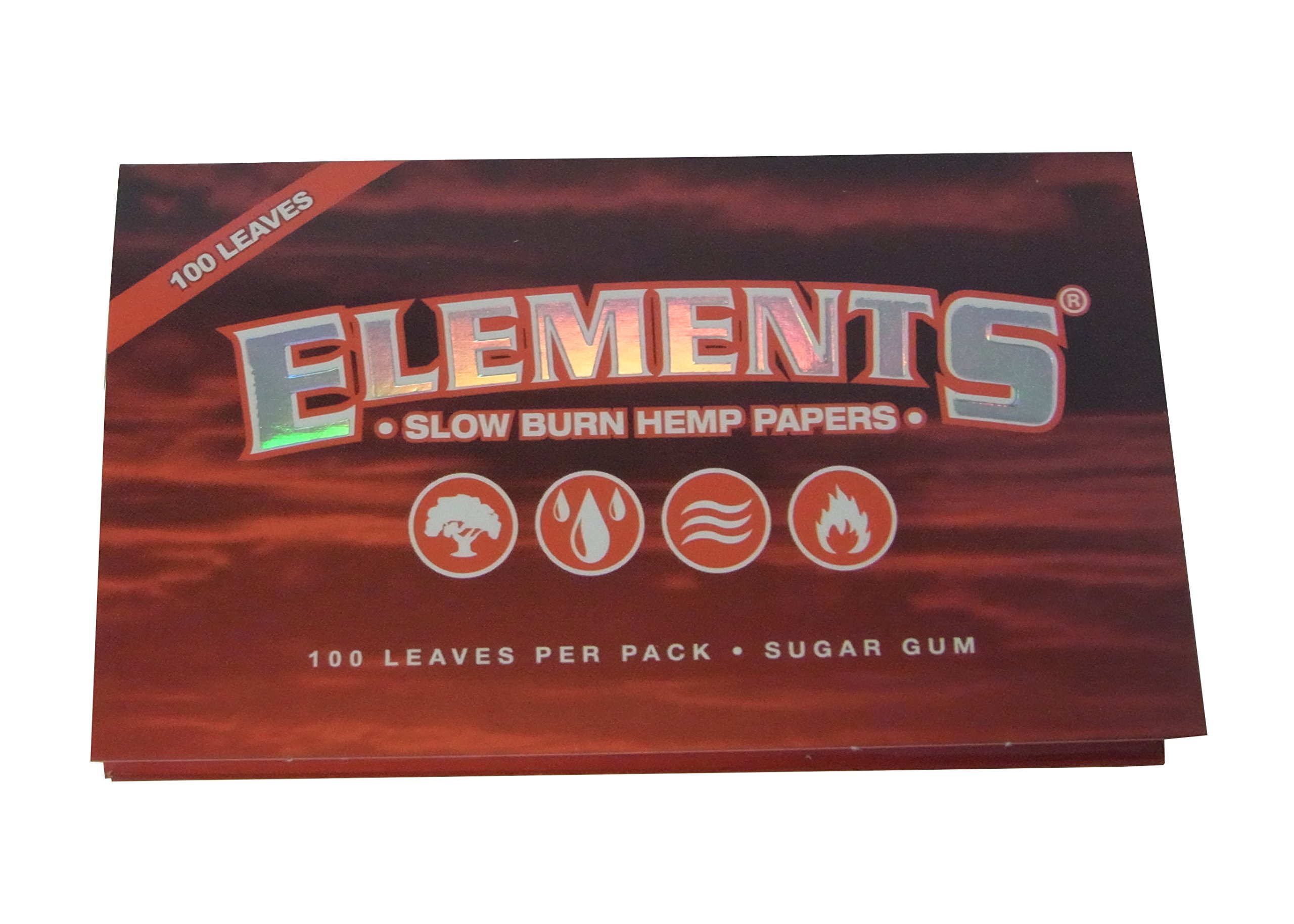 Amazon.co.jp: 5 booklets Elements エレメンツ SLOW BURN HEMP PAPERS 70mm ...