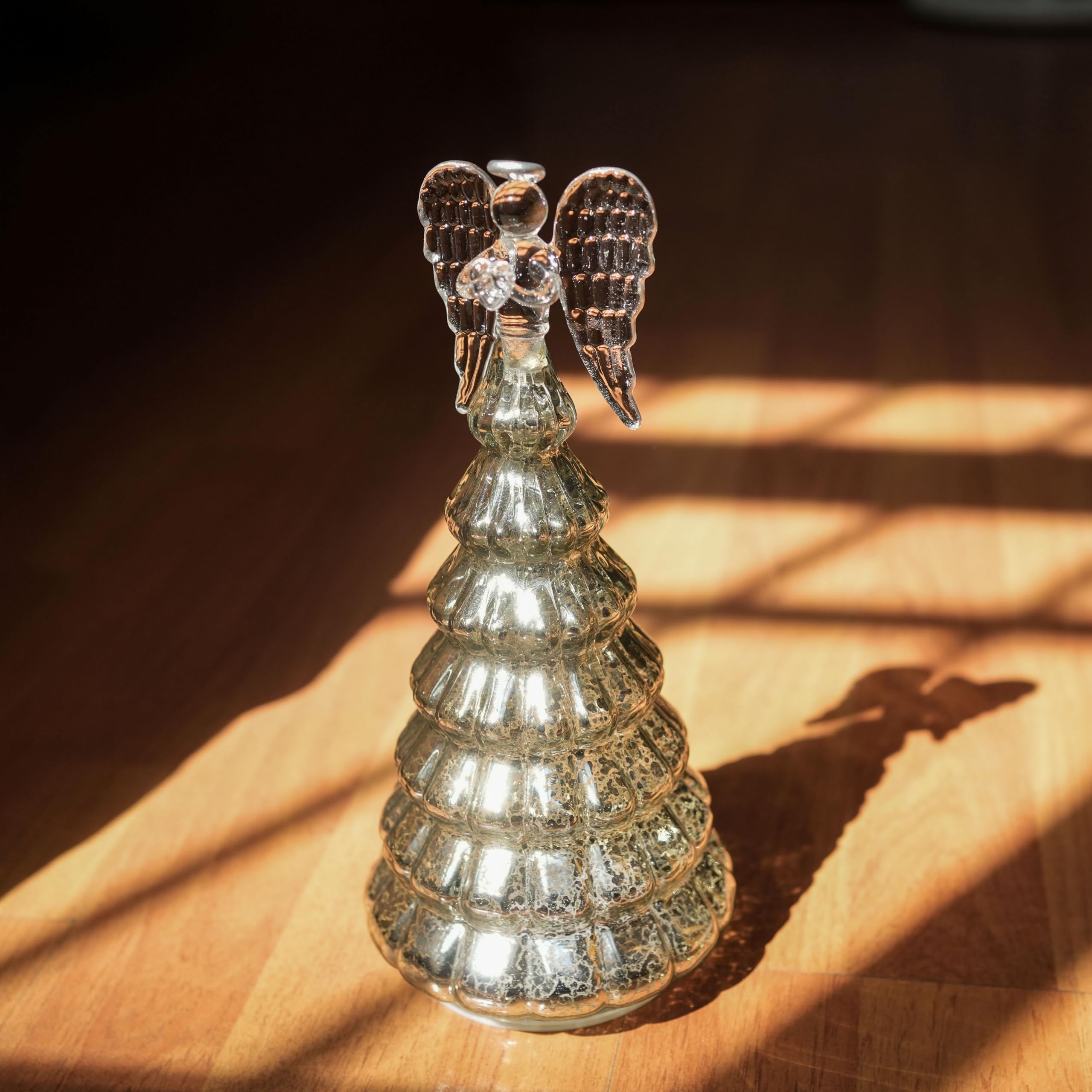 Amazon.com: ART & ARTIFACT Lighted Angel Statue - LED Light Mercury ...