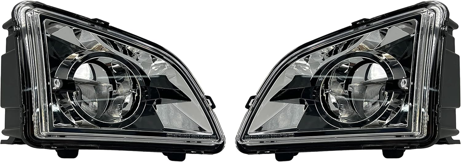 Amazon.com: Torque Full LED Chrome PAIR Fog Light Lamp Replacement for ...