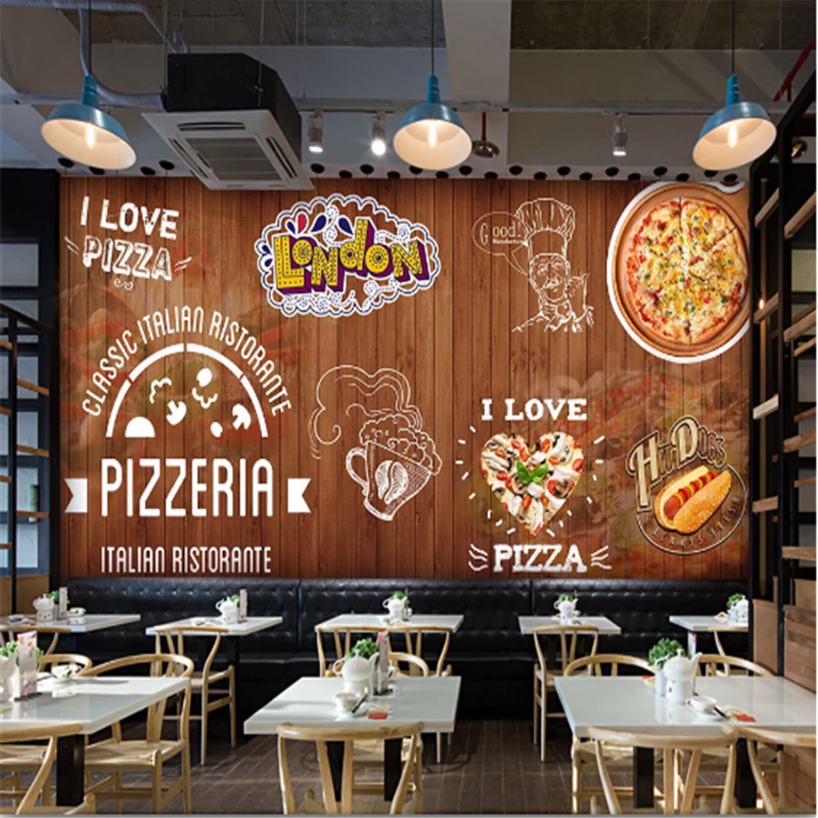 Pizza Restaurant Interior Decor