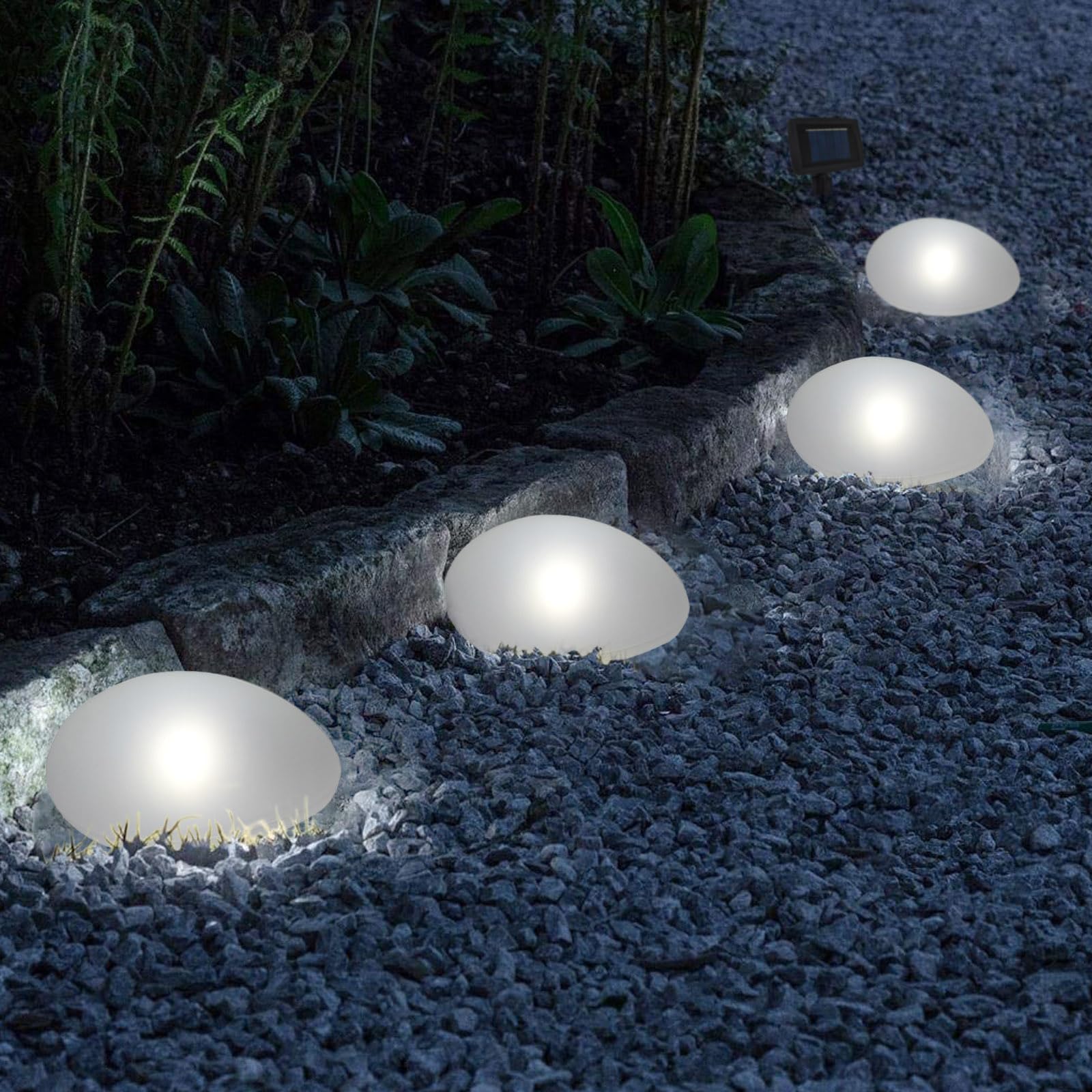 Britta Products Solar Path Paver Stones - Waterproof Solar LED Light ...