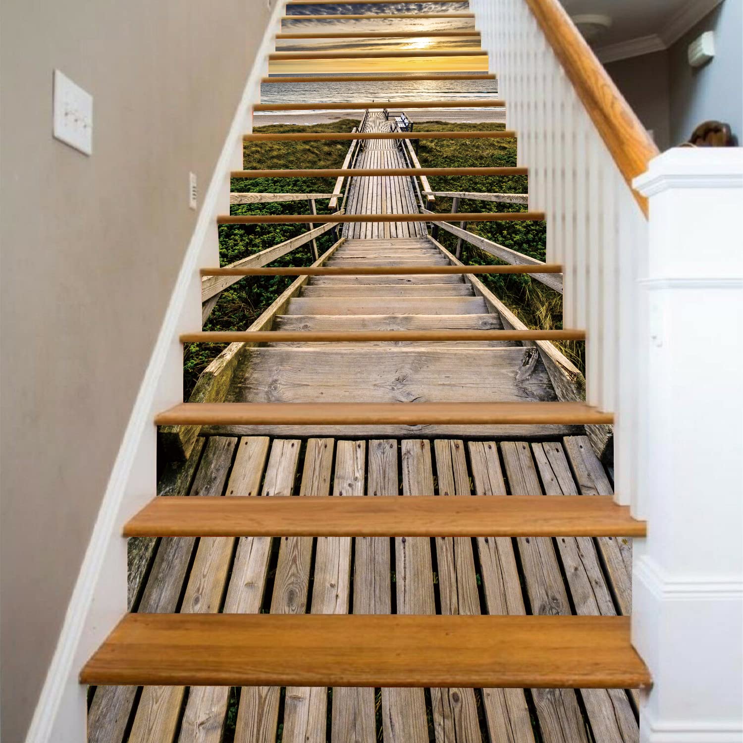 Beach Stair Riser Mural Stickers Riser Decals – Mirth Studio