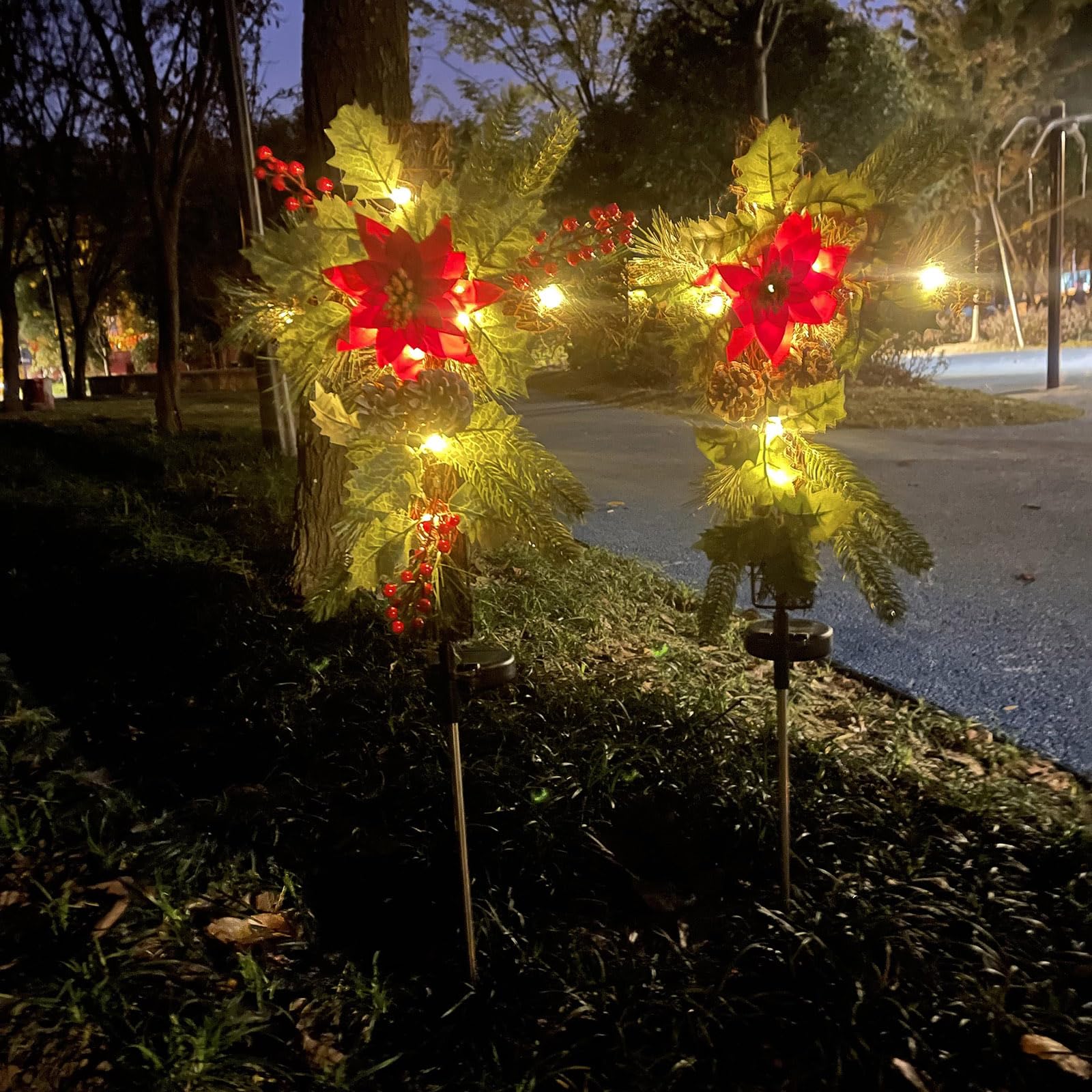 Lighted Outdoor Christmas Decorations Cross Fairybell All Surface