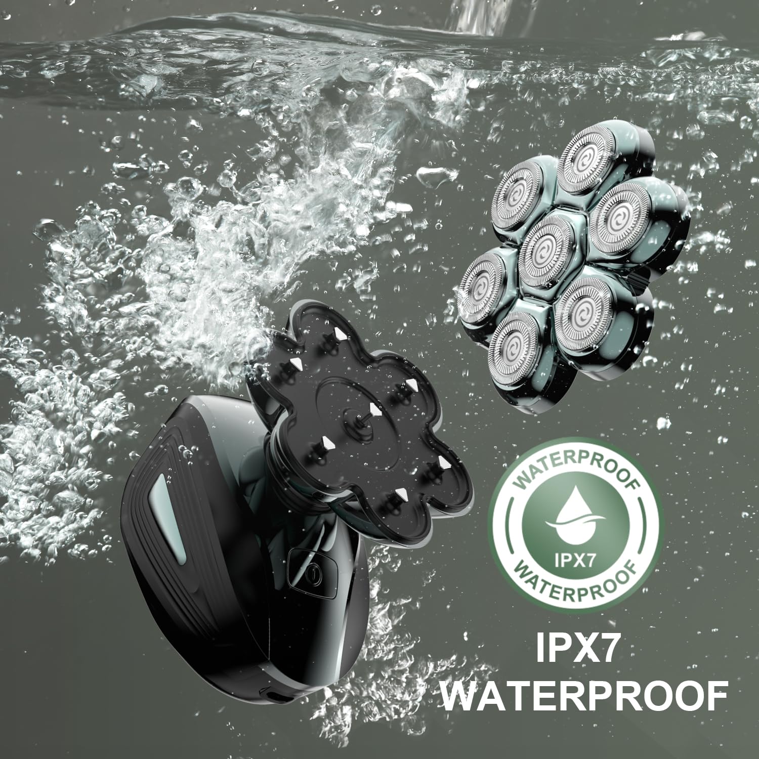 Snapklik.com : Head Shavers For Bald Men, Detachable Head Shaver, IPX7 ...