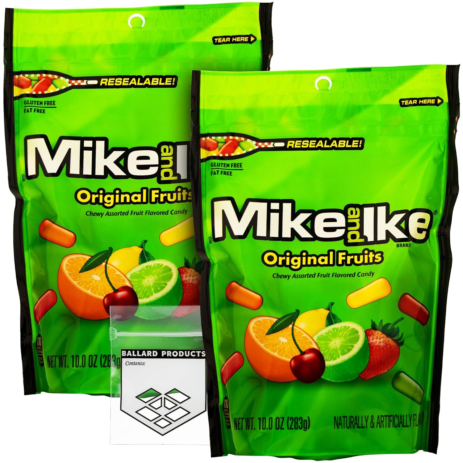 Amazon.com : Mike and Ike Original Flavors Pack of 2 Bags - 10oz Bags ...