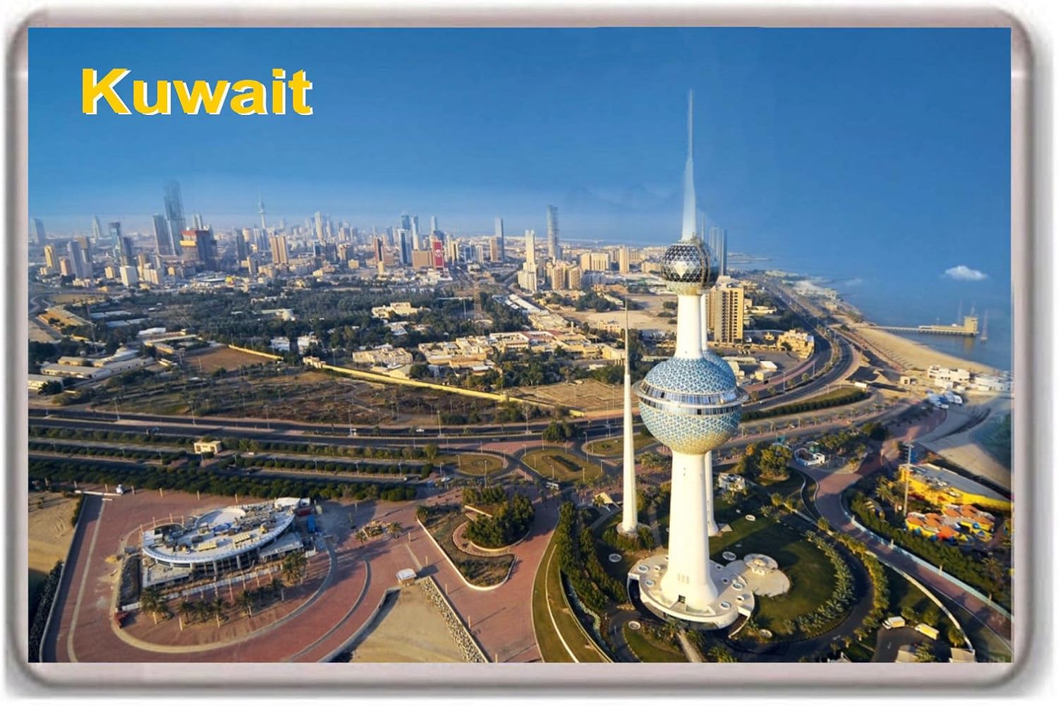 Amazon.com: Kuwait Fridge Magnet : Home & Kitchen