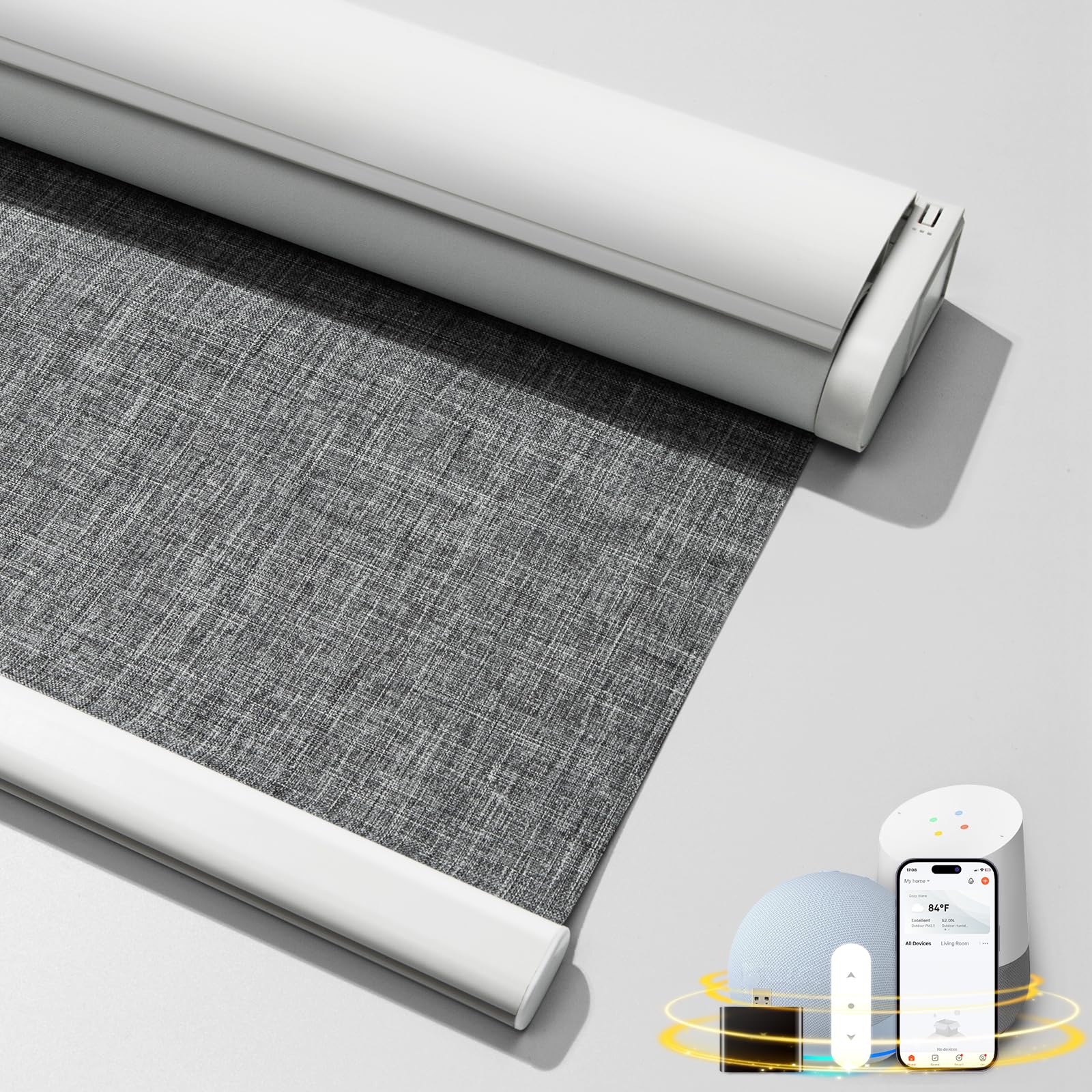 Amazon.com: Motorized Blinds with Remote Smart Blinds for Window ...