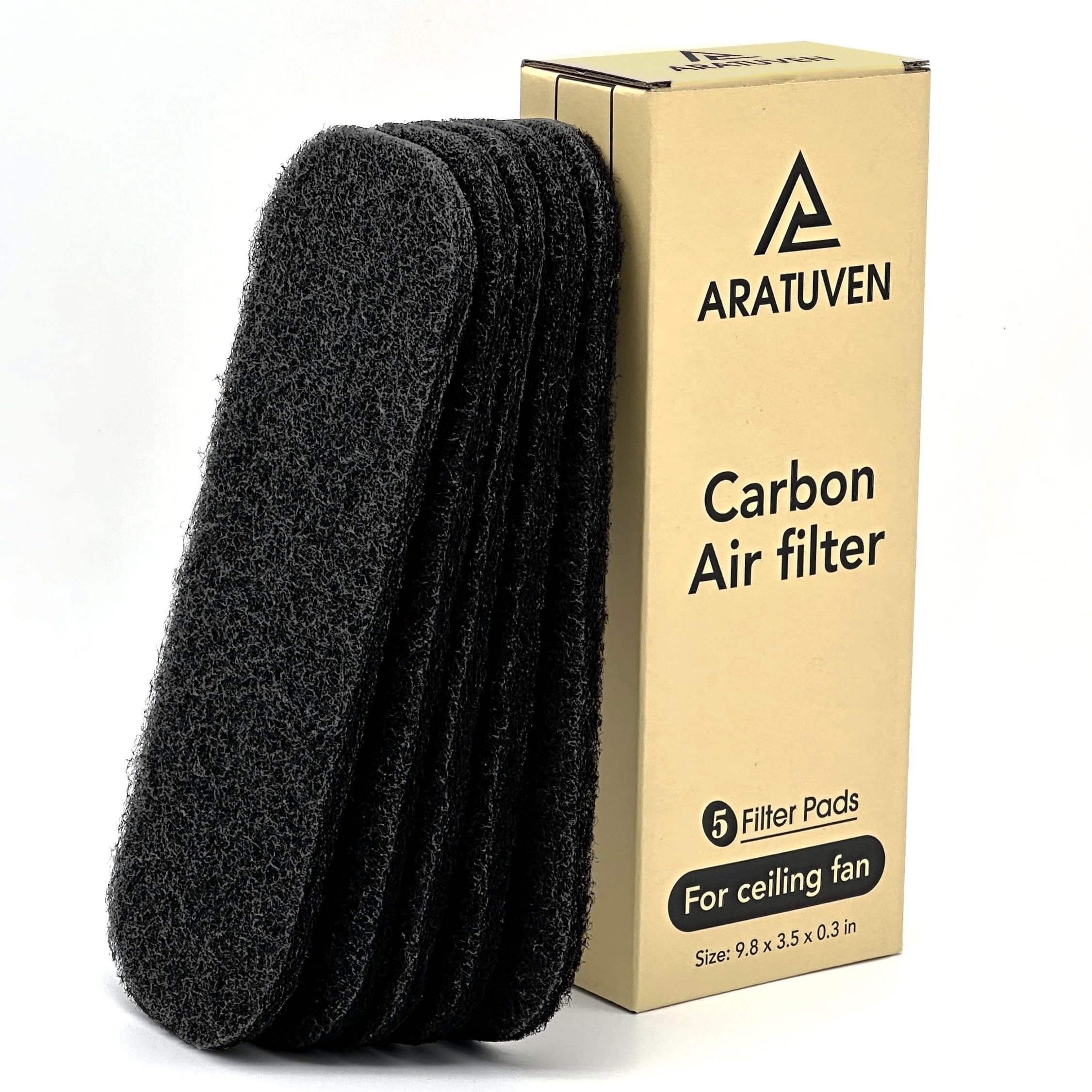 Aratuven Ceiling Fan Filters Stick on Fan Filters Ceiling Fan Blades as ...