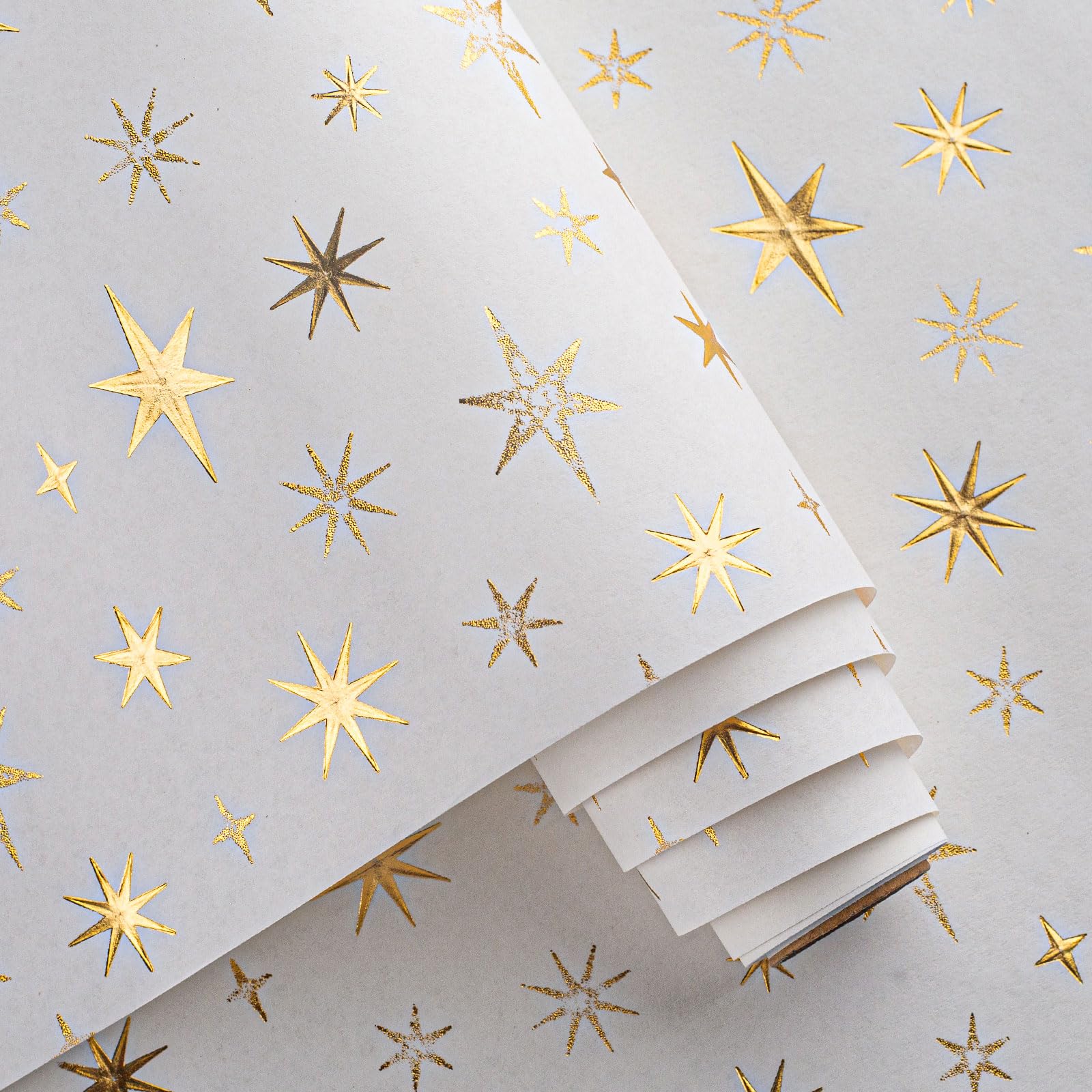 White Embossed Wrapping Paper Embossed Wrapping Paper | Gold Taffeta