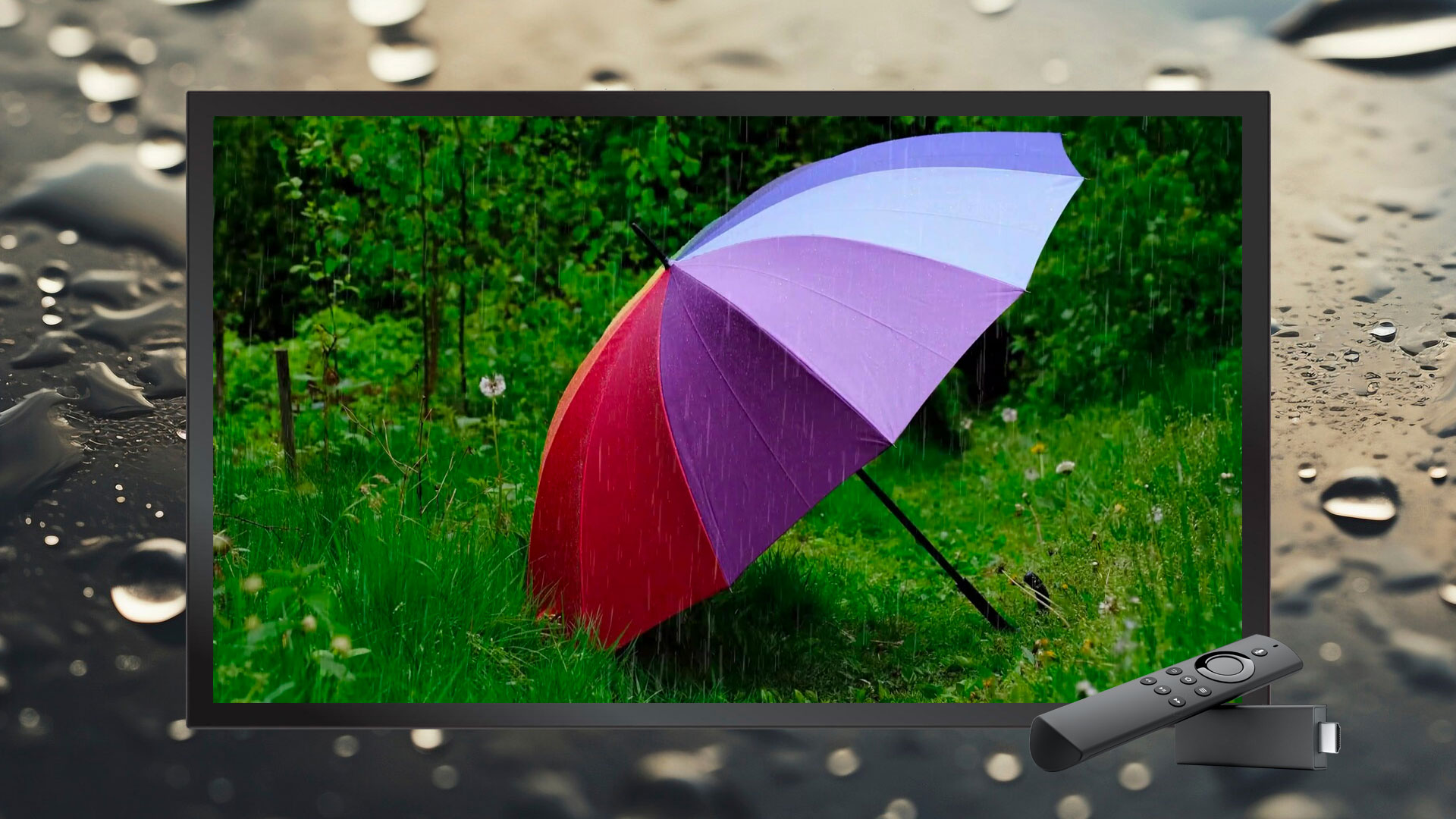 Calm Nights - Sleep Aid with Soothing Rain and Thunder Sounds for Fire ...