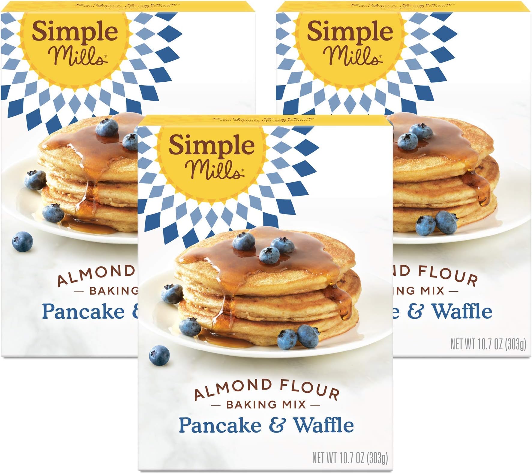 Amazon.com : Simple Mills Almond Flour Pancake & Waffle Mix, Original ...