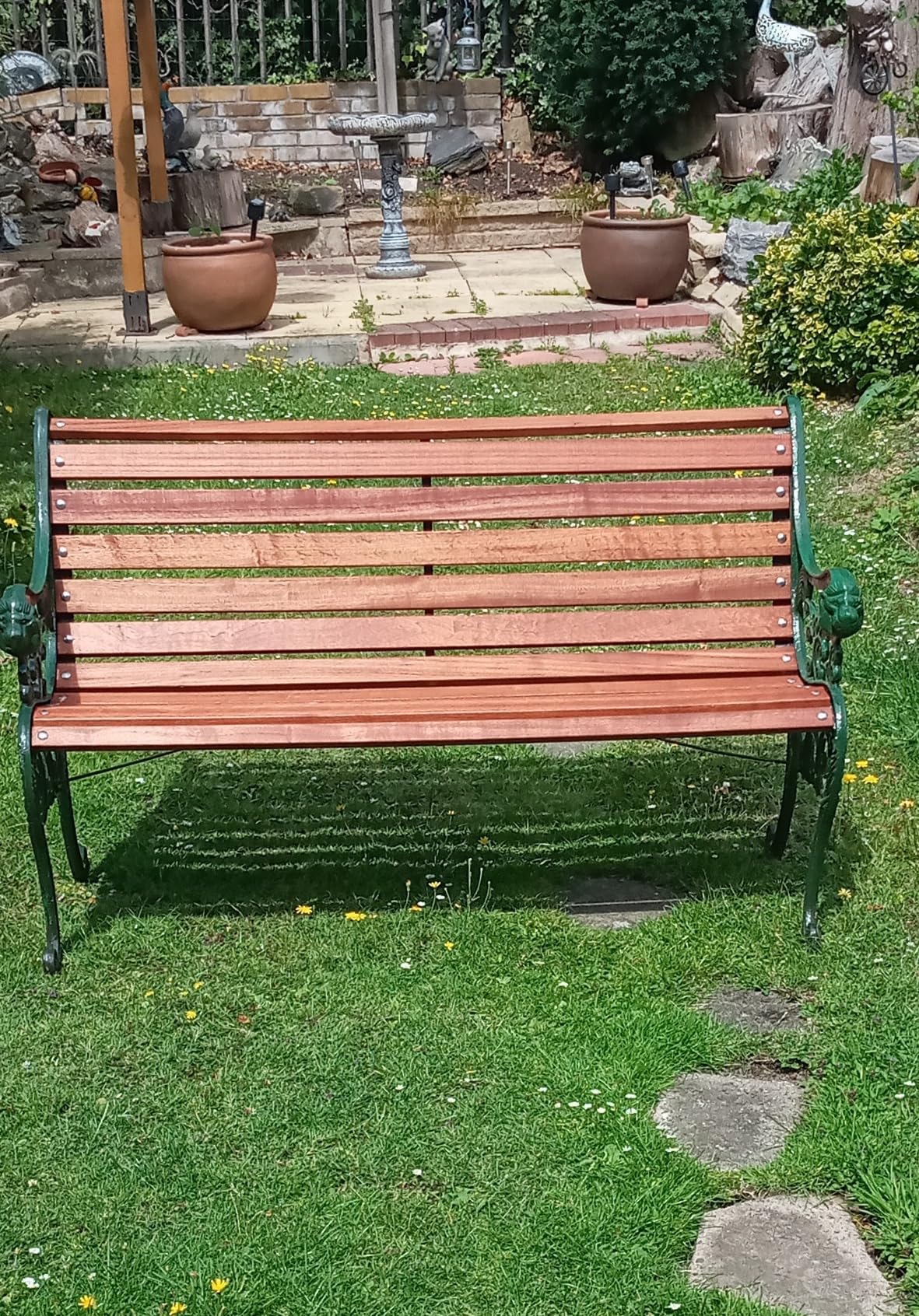jrs Replacement Hardwood Sapele Bench Slats For 4' (1220mm) Garden ...