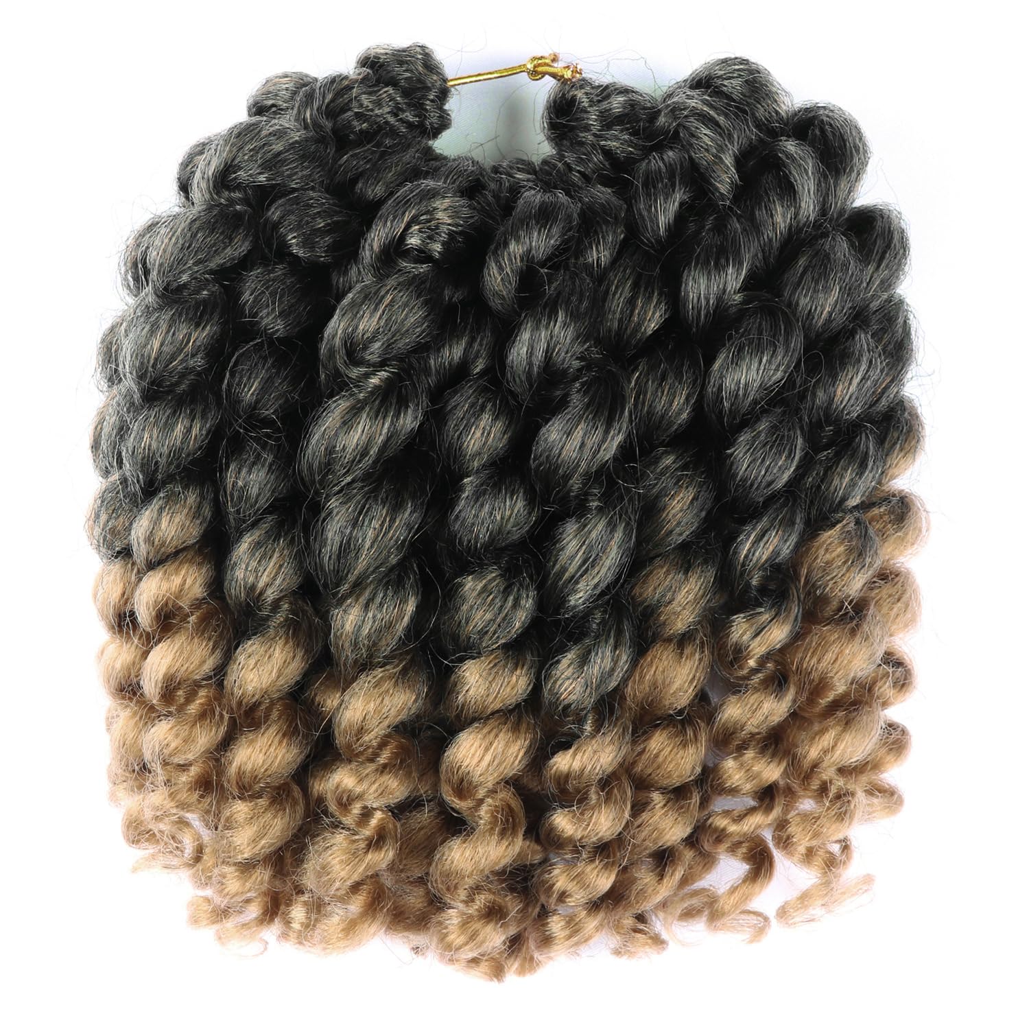 Amazon.com : HBNK Jamaican Bounce Crochet Hair-4 Packs 10 Inch Wand ...