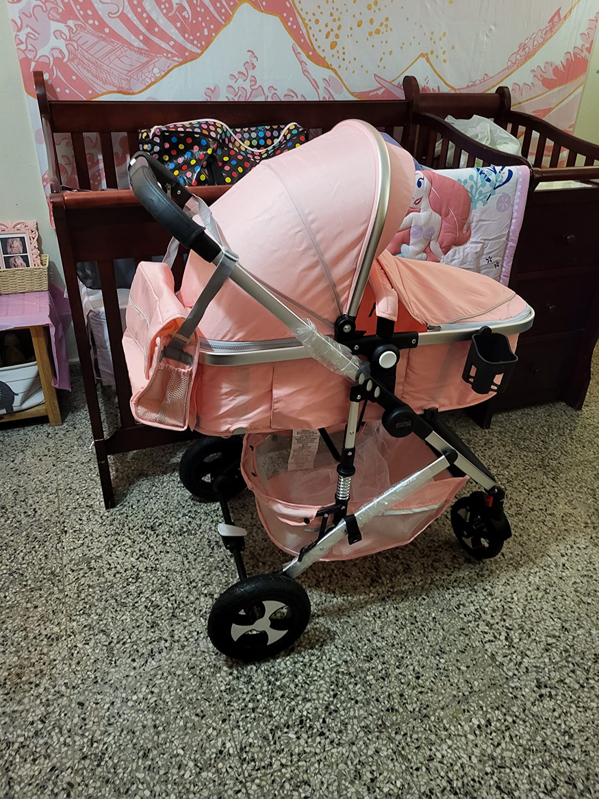 $32/mo - Finance Kinder King 2 in 1 Convertible Baby Stroller, Folding ...