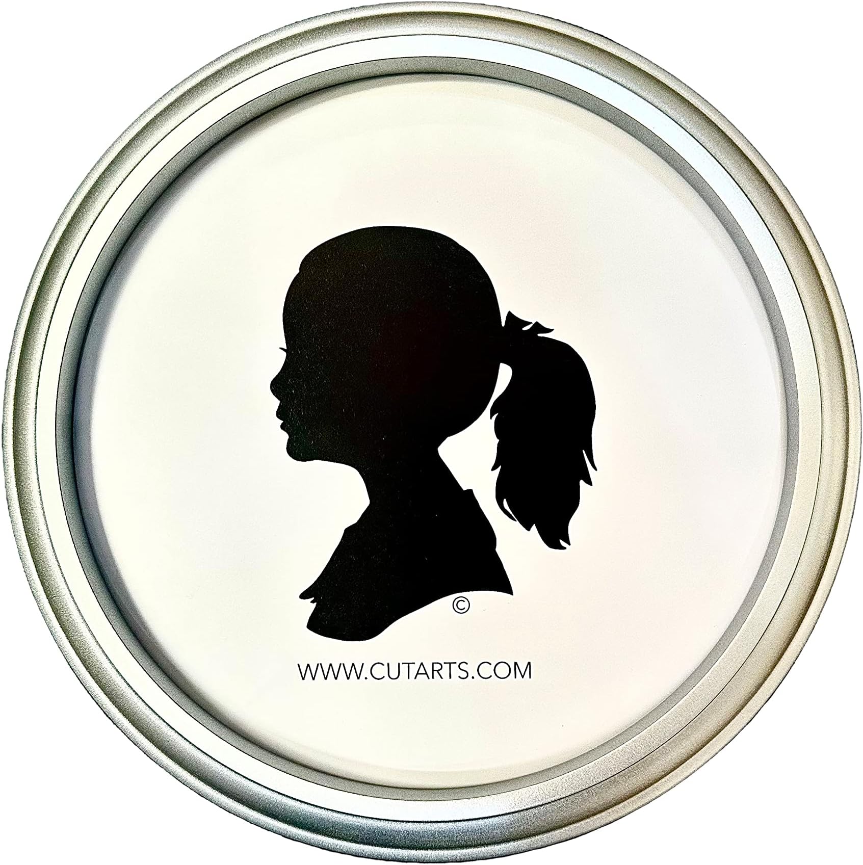 Amazon.com - CUT ARTS Round Black 8" Picture Frame