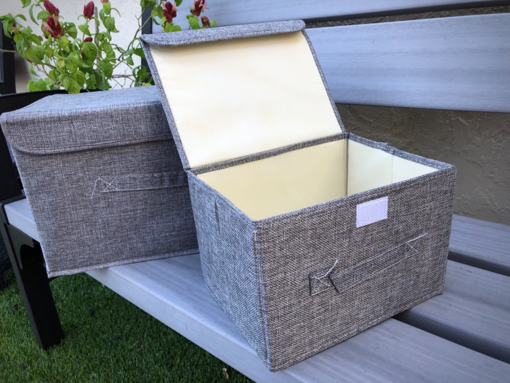 $5/mo - Finance foldable storage box 2 storage boxes，storage bins ...