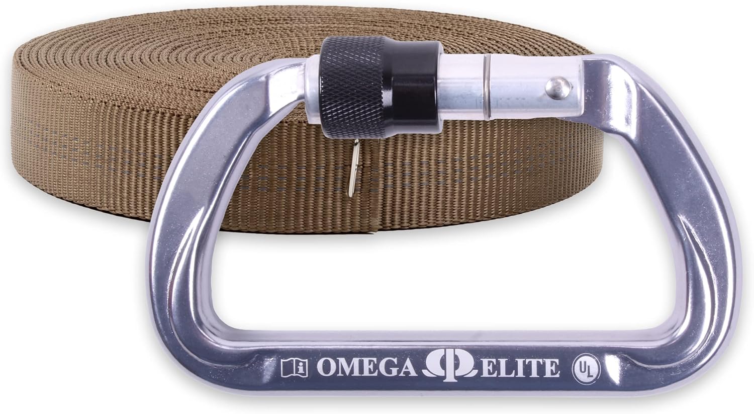 Amazon.com : Rock-N-Rescue Heavyweight Nylon Tubular Webbing Coyote ...