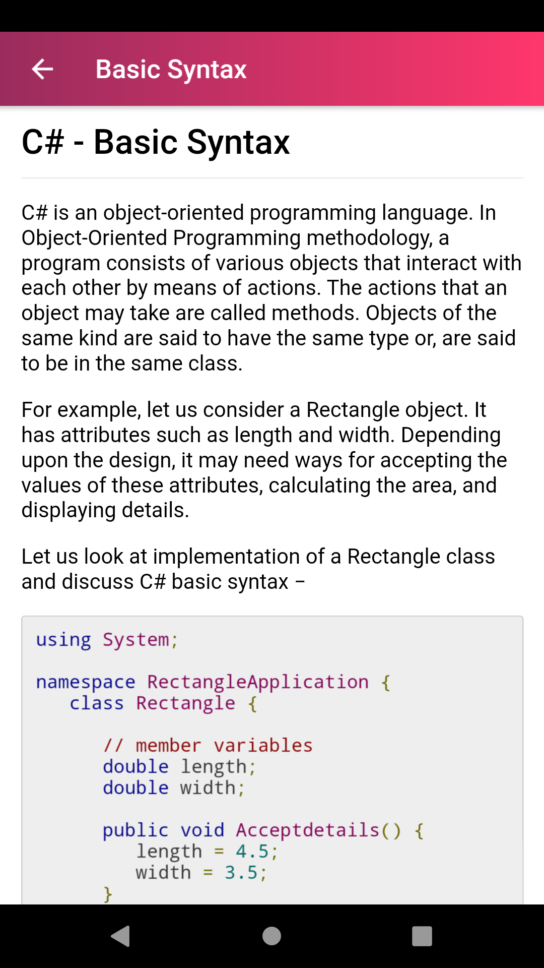 Learn C Programming Complete Guide App On Amazon Appstore