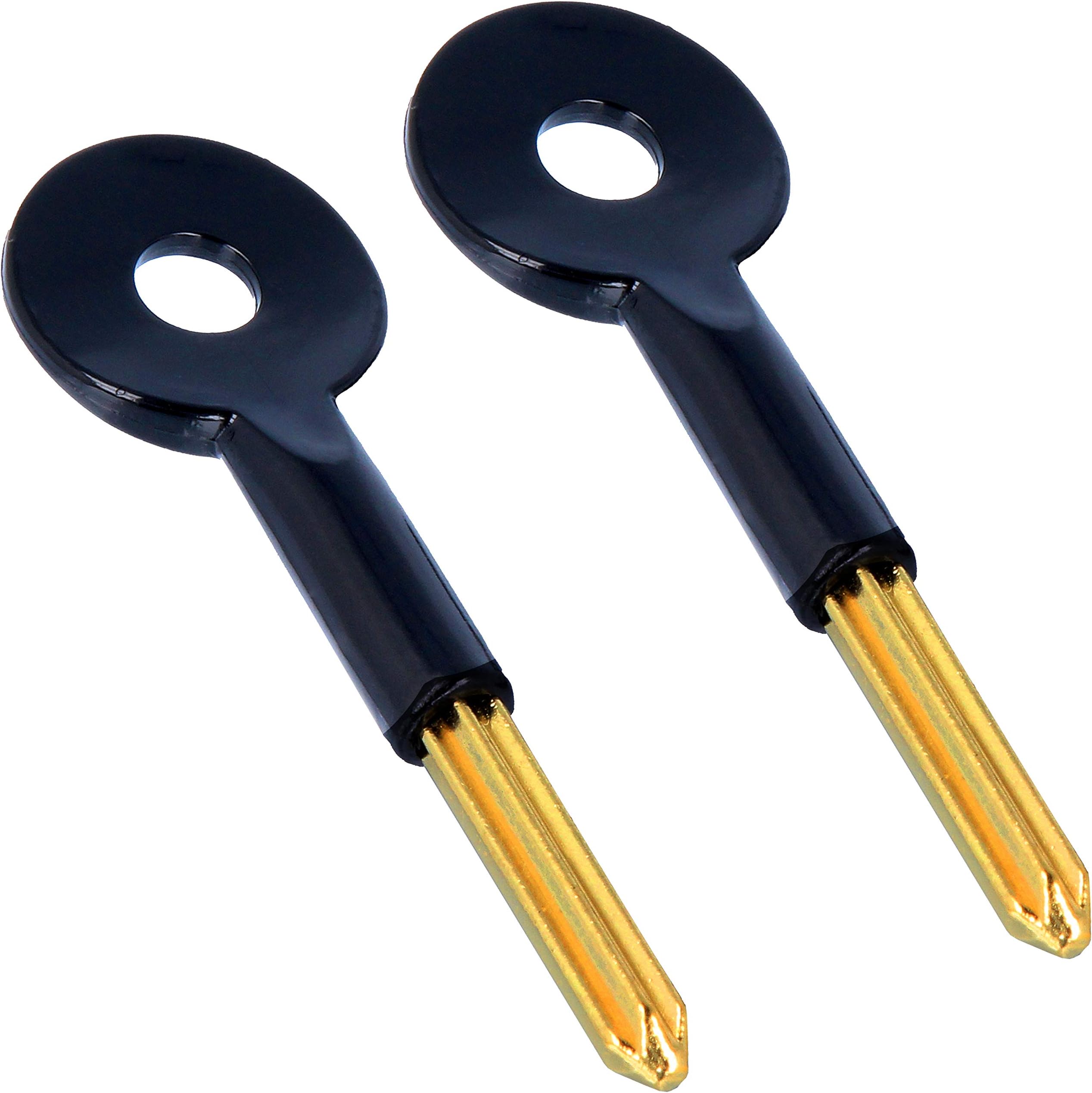 2 x fiXte Universal Brass Bolt Key Security Rack Door Star Key Lock for ...