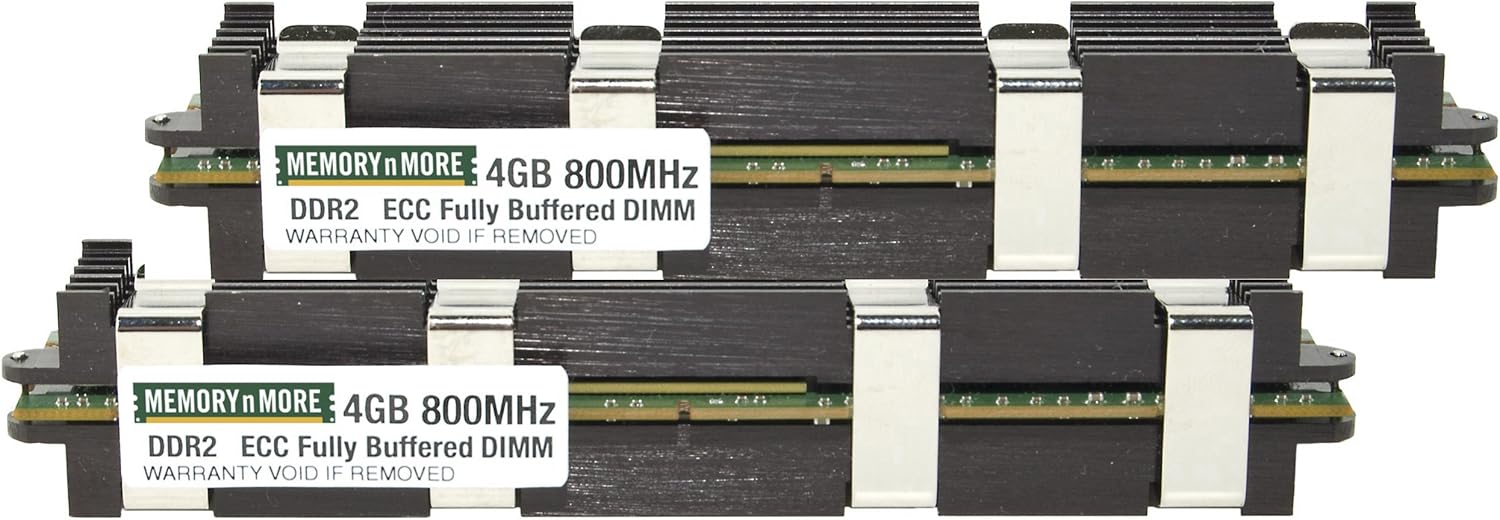 8GB Kit (2X4GB) DDR2 800 Mhz ECC PC6400 Fully Buffered DIMM Compatible ...
