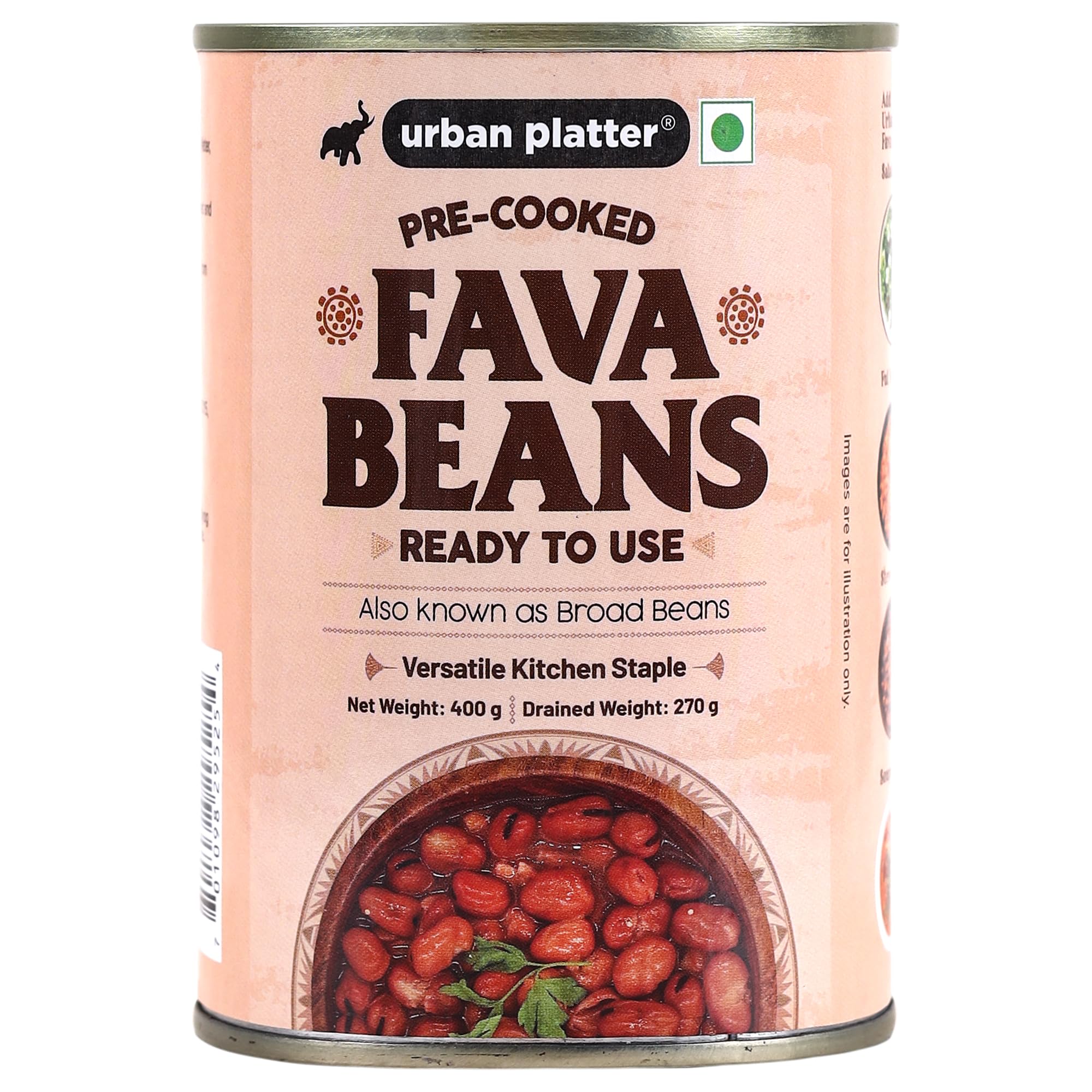 Buy urban platterCanned Fava Beans, 400g (Ready to use, Cooked Fava ...