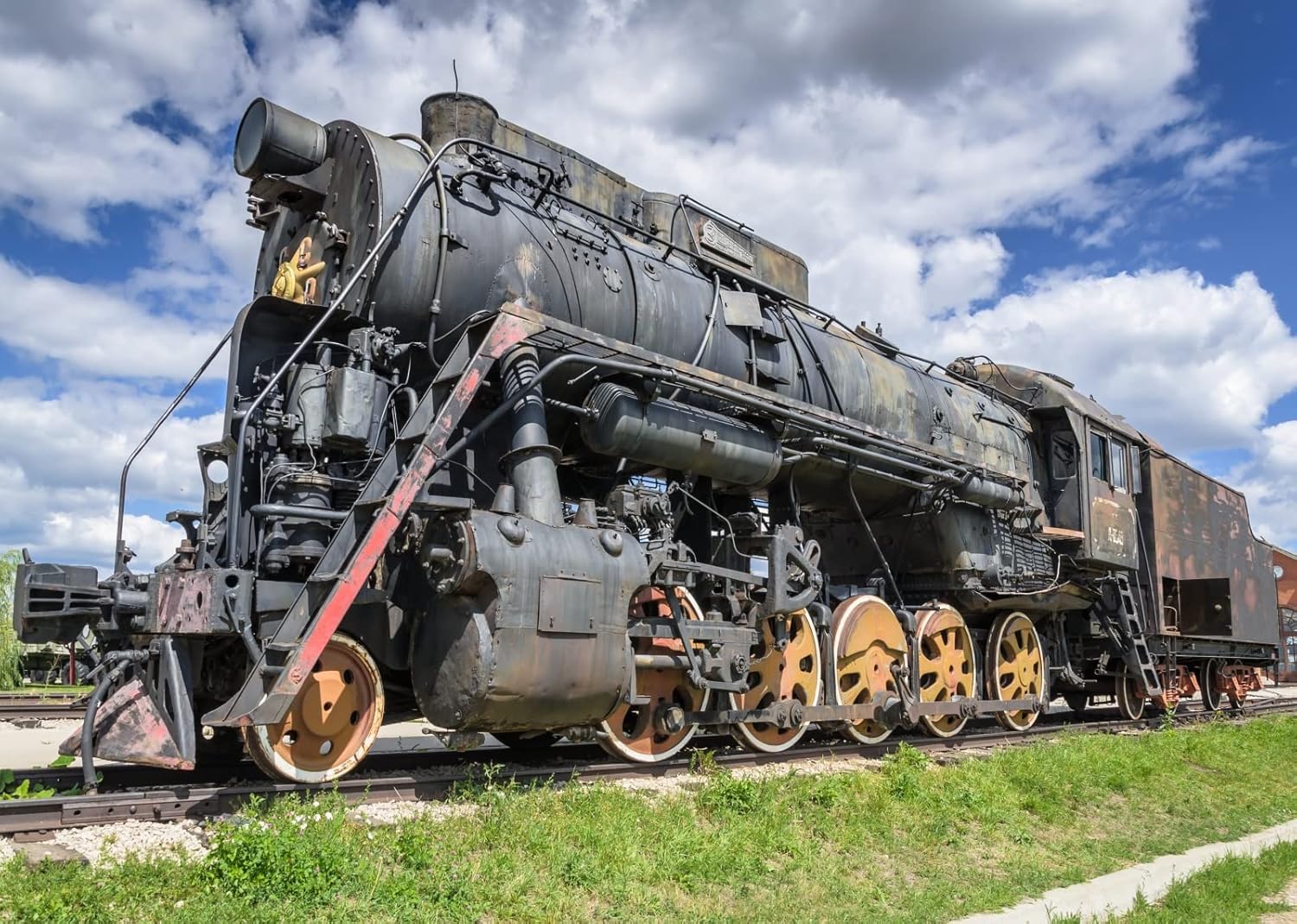 Amazon.com : BELECO 10x8ft Fabric Vintage Steam Engine Locomotive ...