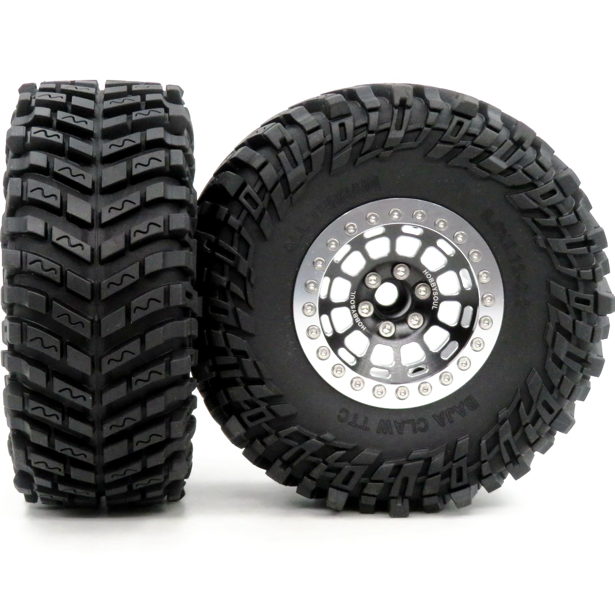 Snapklik.com : HOBBYSOUL All Terrain 2.2 Tires Tyres Height 5.0 & 2.2 ...