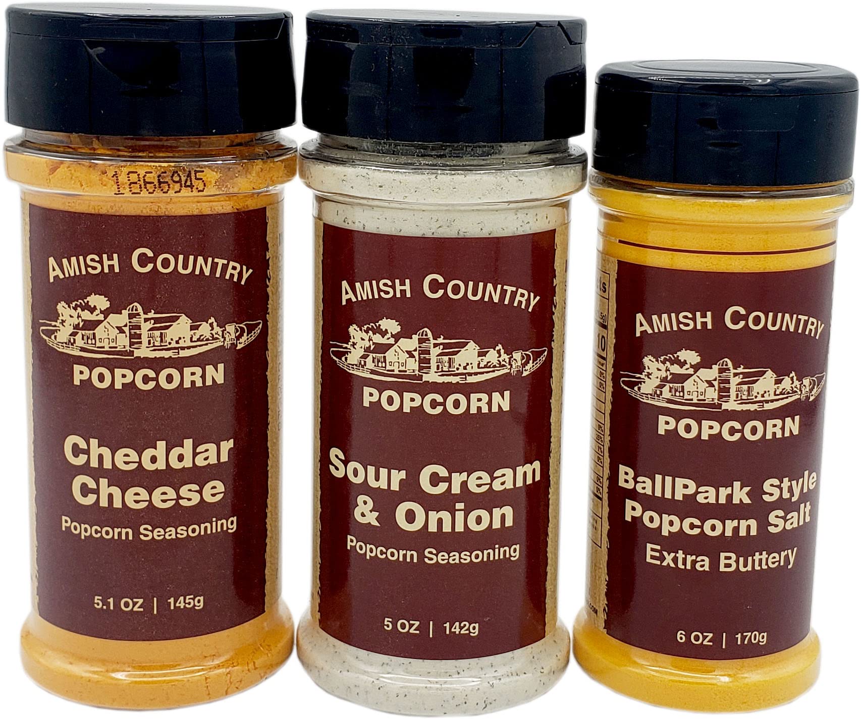 Amazon.com: Amish Country Popcorn | Seasoning Variety Pack | 6 oz ...