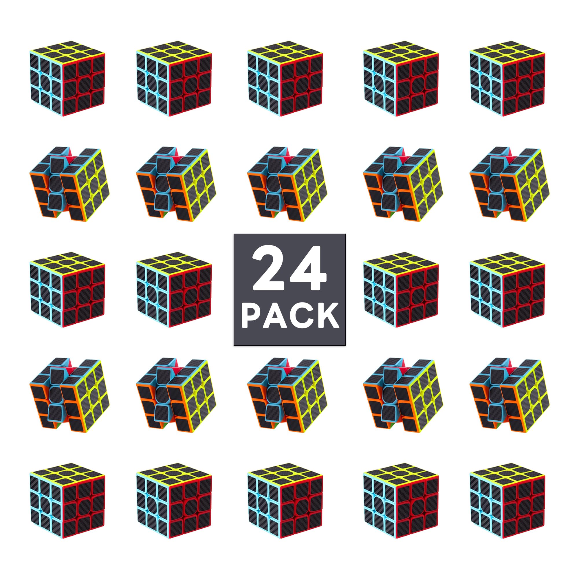 Amazon.com: Generic 24 pack 3cm mini cube,Magic Puzzles, Puzzle Boxes ...