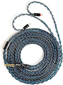 2 Meter Long 2Pin IEM Cable, in Ear Monitor Replacement Earbuds Earphone Cable, KBEAR ST12 Plus ...