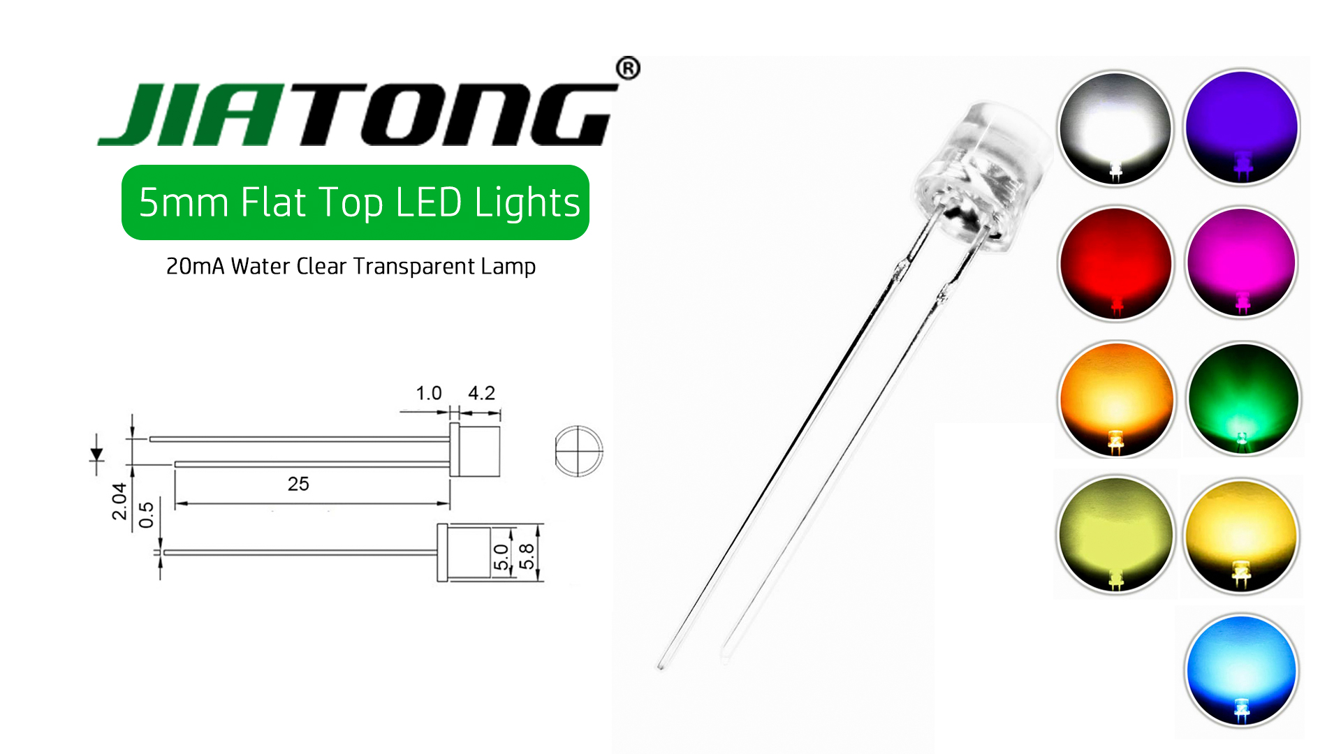 Watch 5mm Flat Top LED Lights Electronics Components Light on Amazon Live