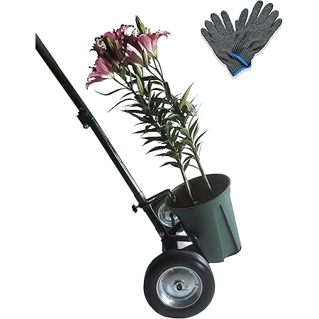 Amazon.com: FYNIST Potted Plant Mover Dolly with Flat-Free Rubber ...