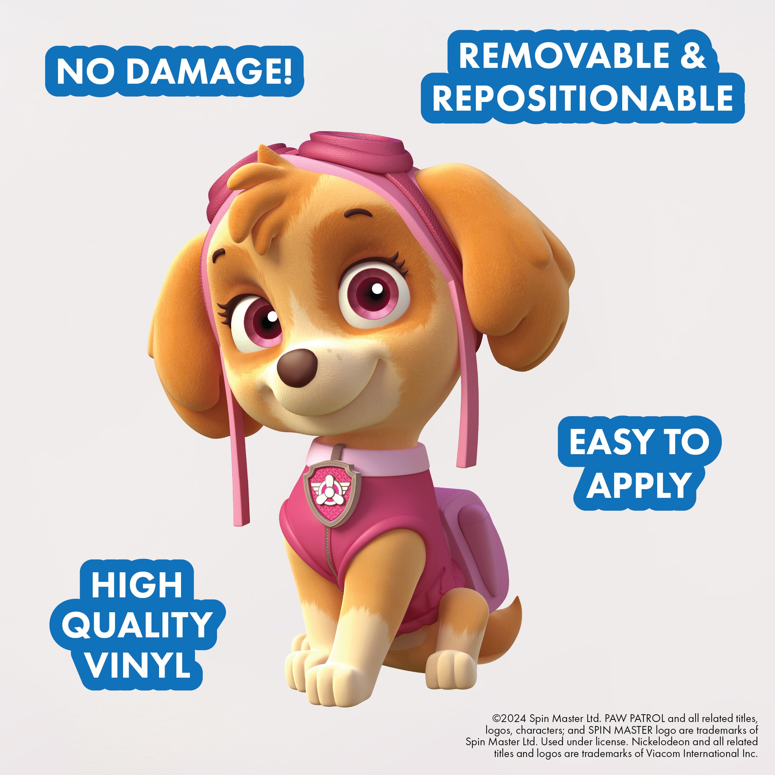 Kids Bedroom Wall Decor Wall Palz Nickelodeon Paw Patrol Wall Decal 24 ...