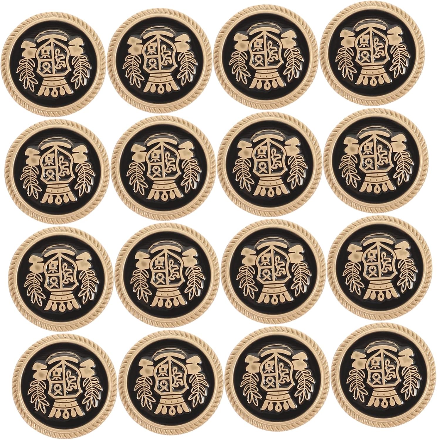 Amazon.co.jp: KJHBV 20pcs Metal Buttons Sewing Buttons Bulk Replacement Buttons Metal Jacket ...